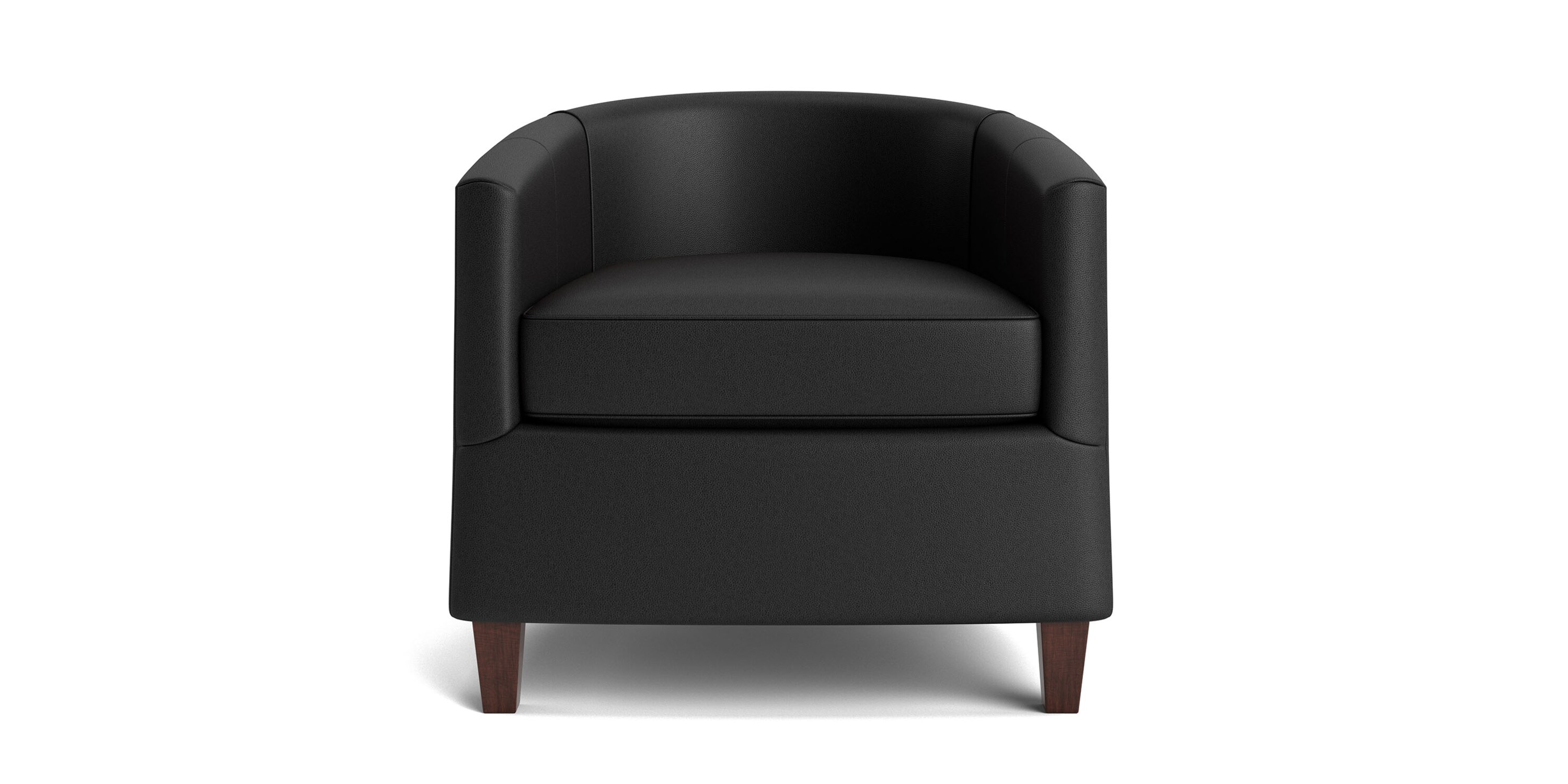 Maxwell Leather Accent Chair | Bassett Furniture