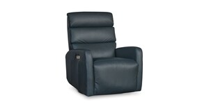 Hudson Leather Track Arm Lay Flat Power Lift Recliner | Bassett Furniture