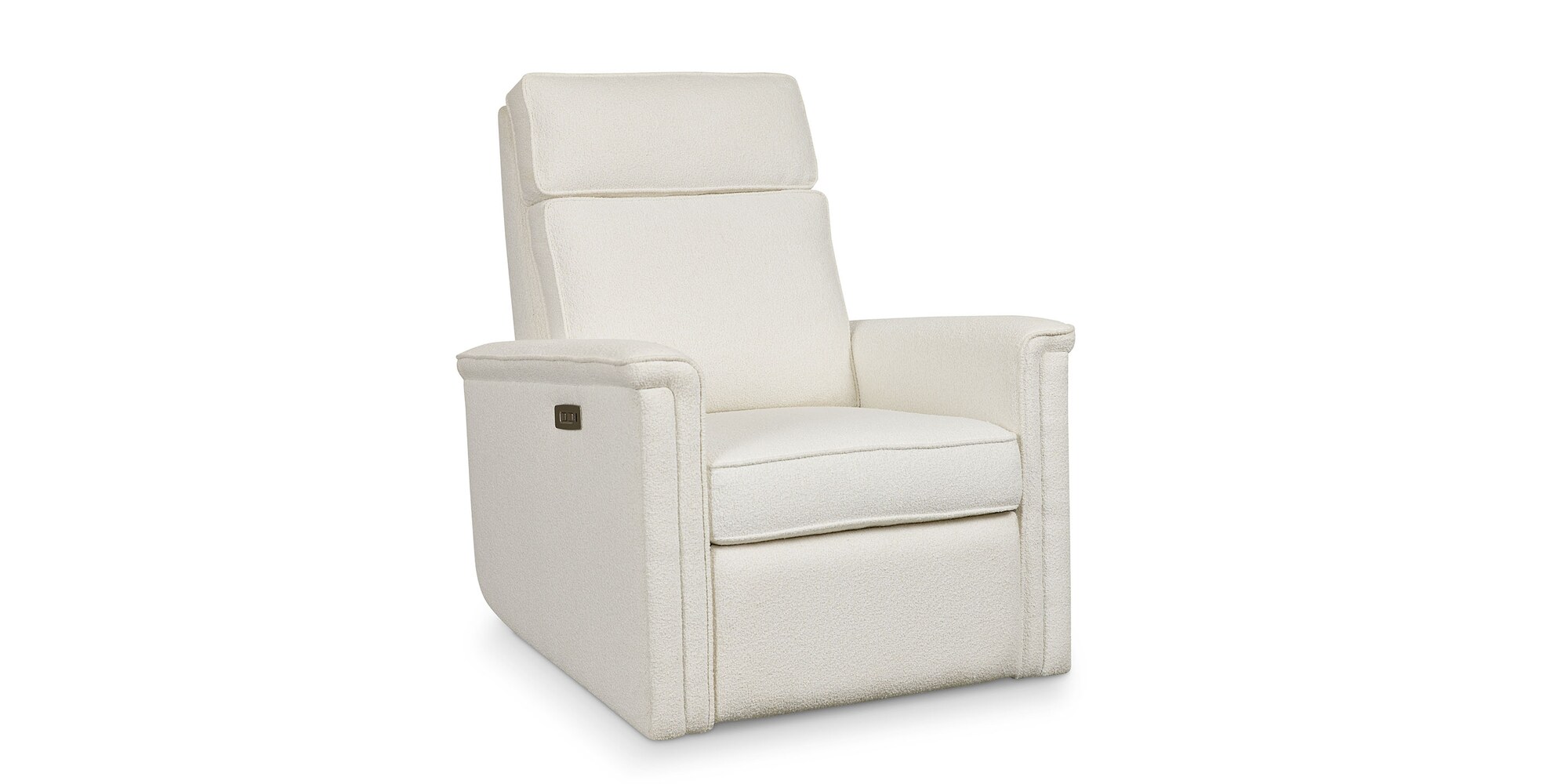 Ayden Pad Arm Lay Flat Power Lift Recliner | Bassett Furniture