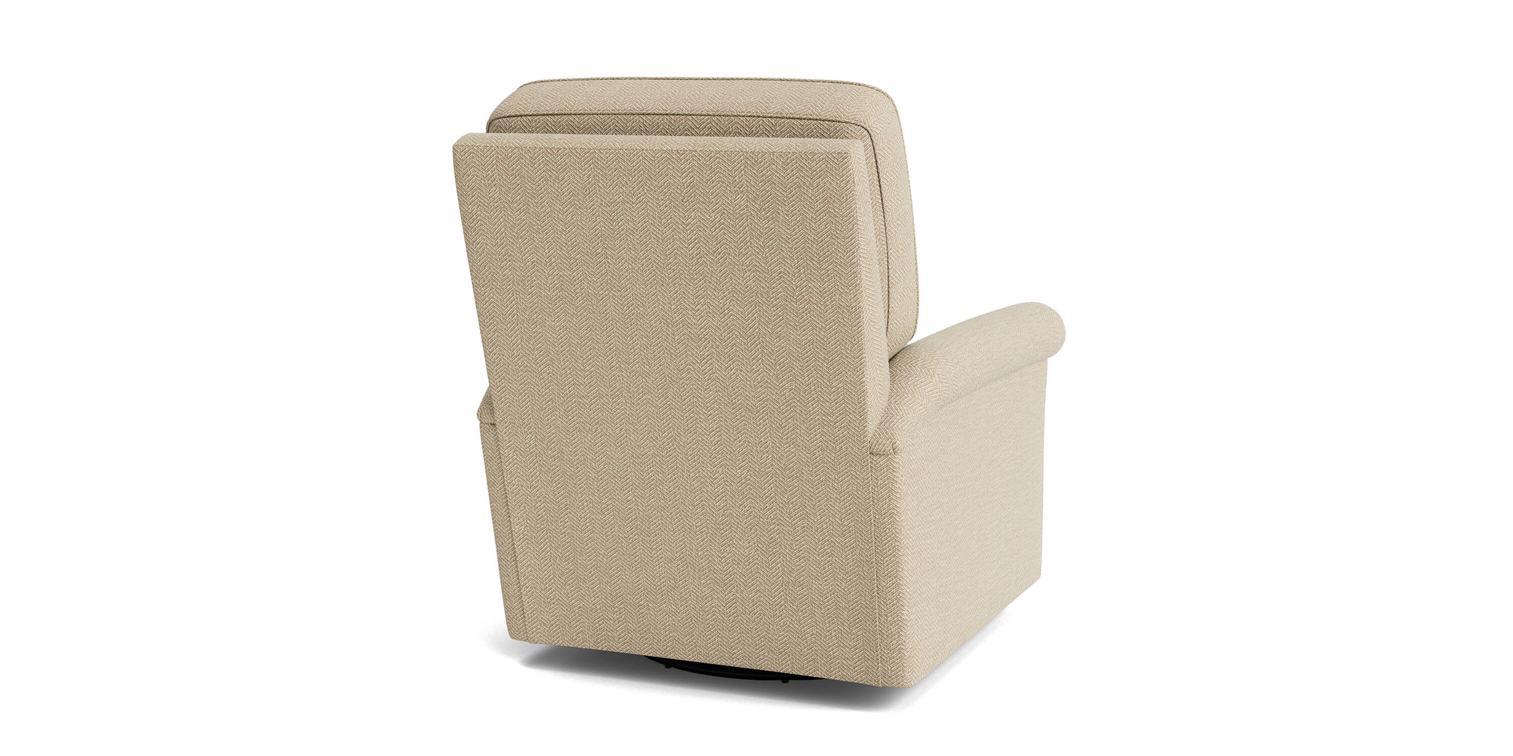 Thompson Panel Arm Swivel Glider Chair | Bassett Furniture