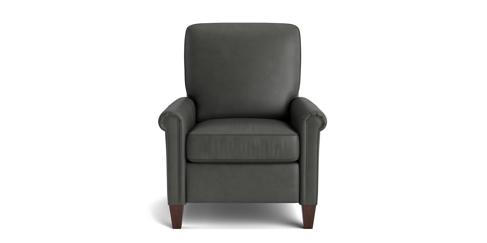 Hudson Leather Track Arm Swivel Glider Power Recliner | Bassett Furniture