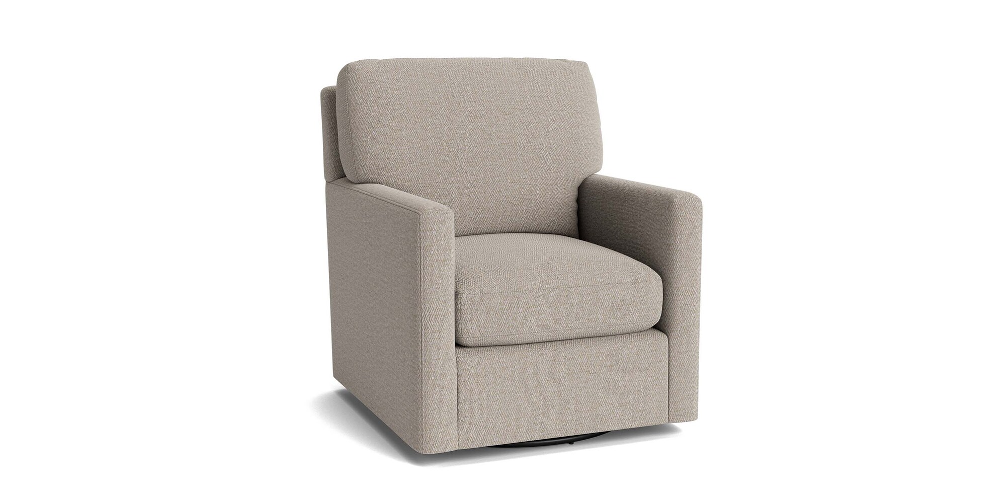 Trent Thin Track Arm Swivel Glider Chair | Bassett Furniture