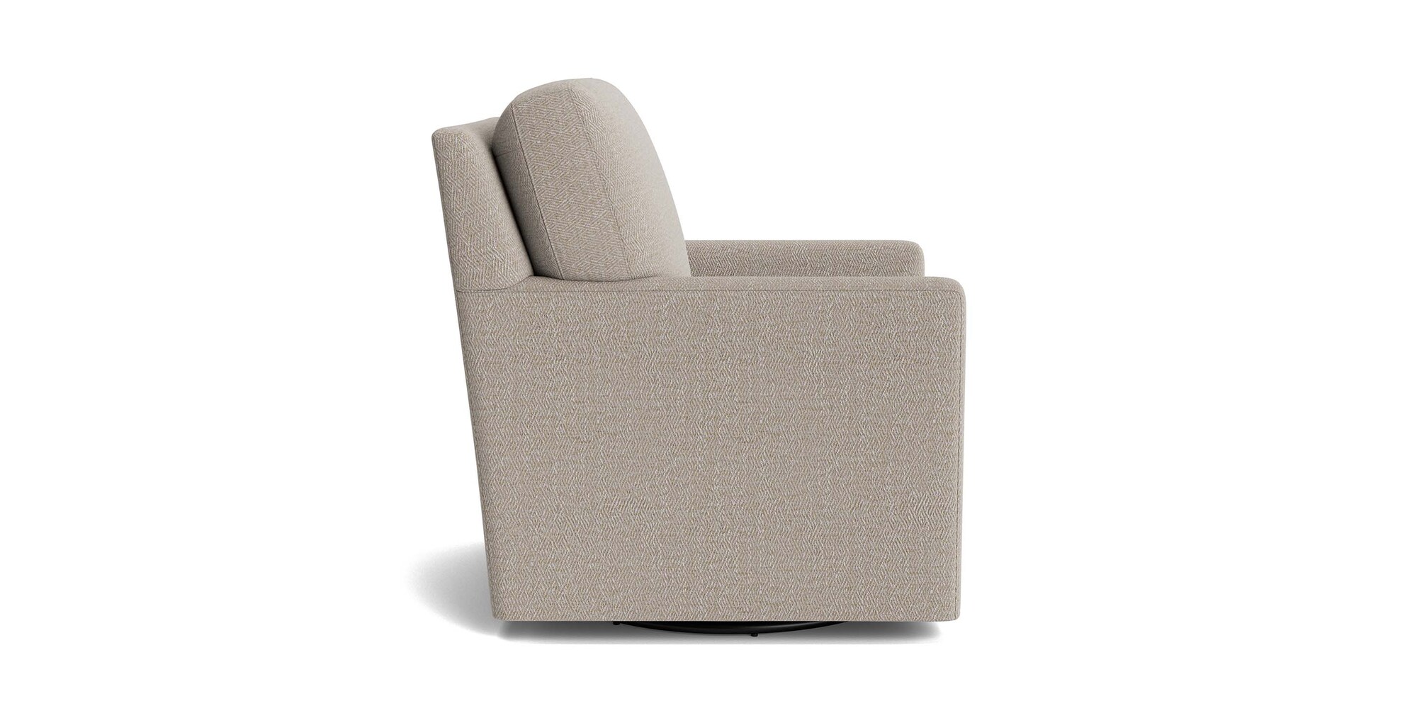 Trent Thin Track Arm Swivel Glider Chair | Bassett Furniture