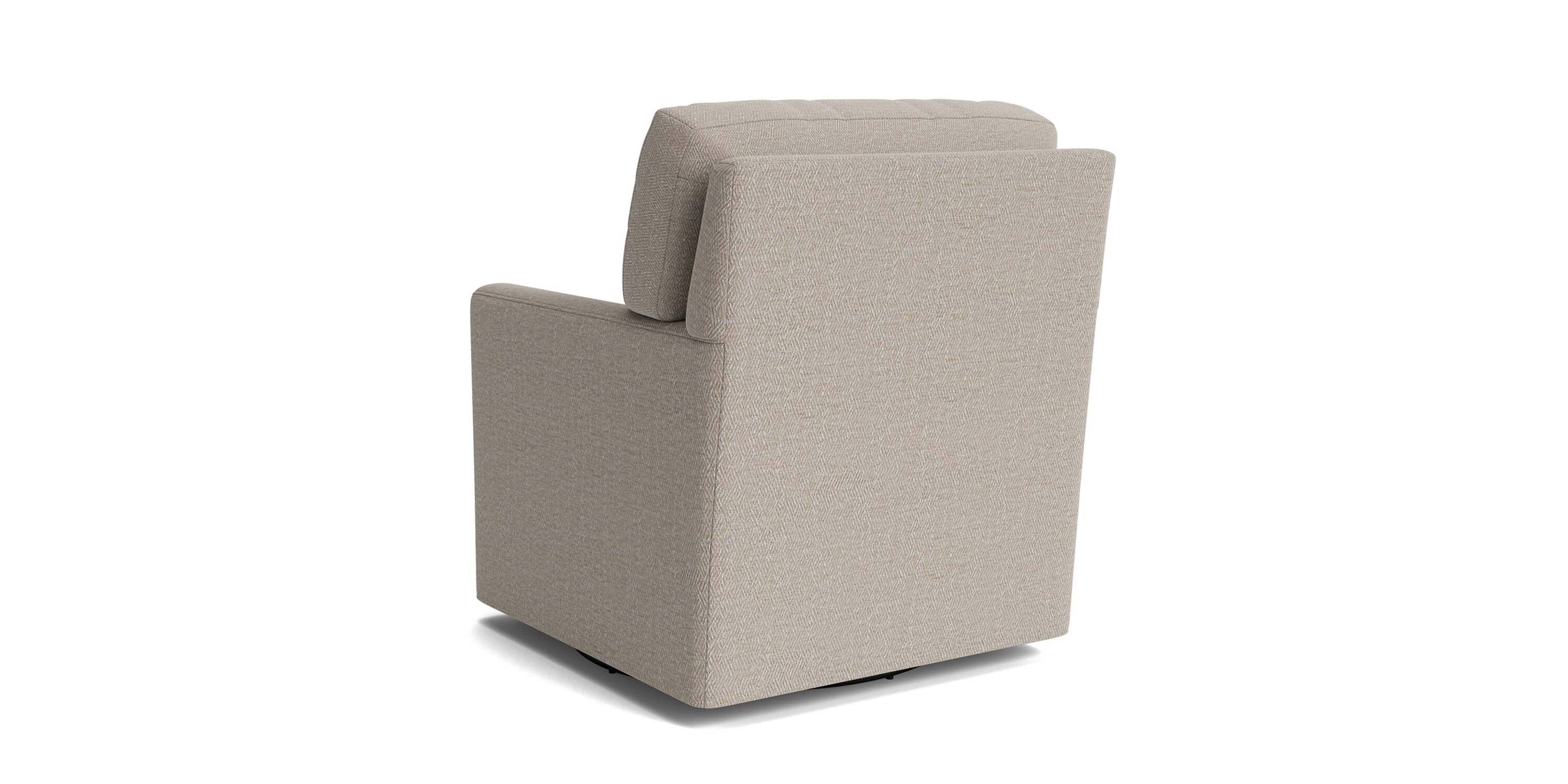 Trent Thin Track Arm Swivel Glider Chair | Bassett Furniture