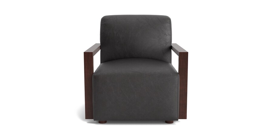 Creswell Leather Accent Chair | Bassett Furniture