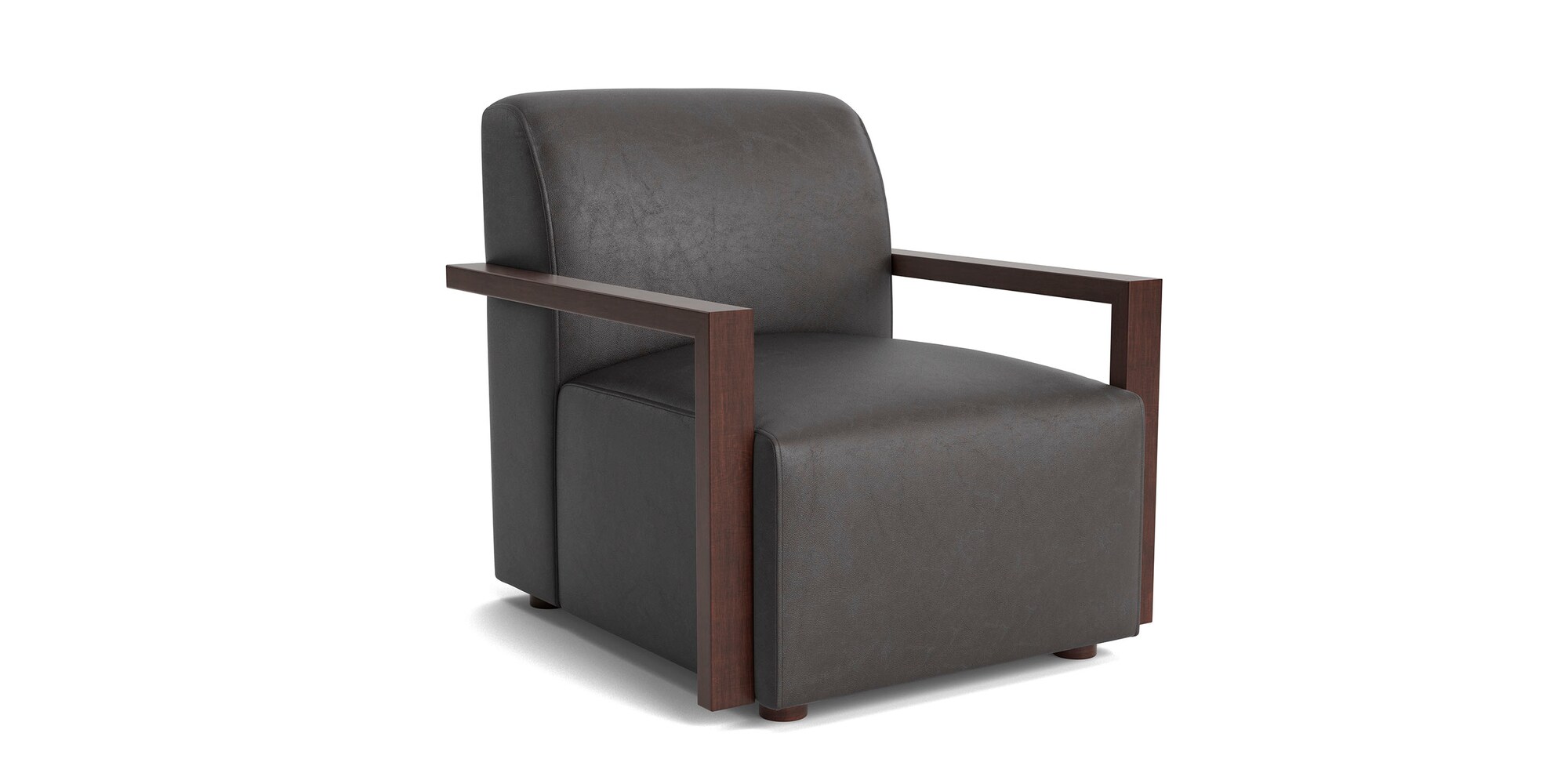 Creswell Leather Accent Chair | Bassett Furniture