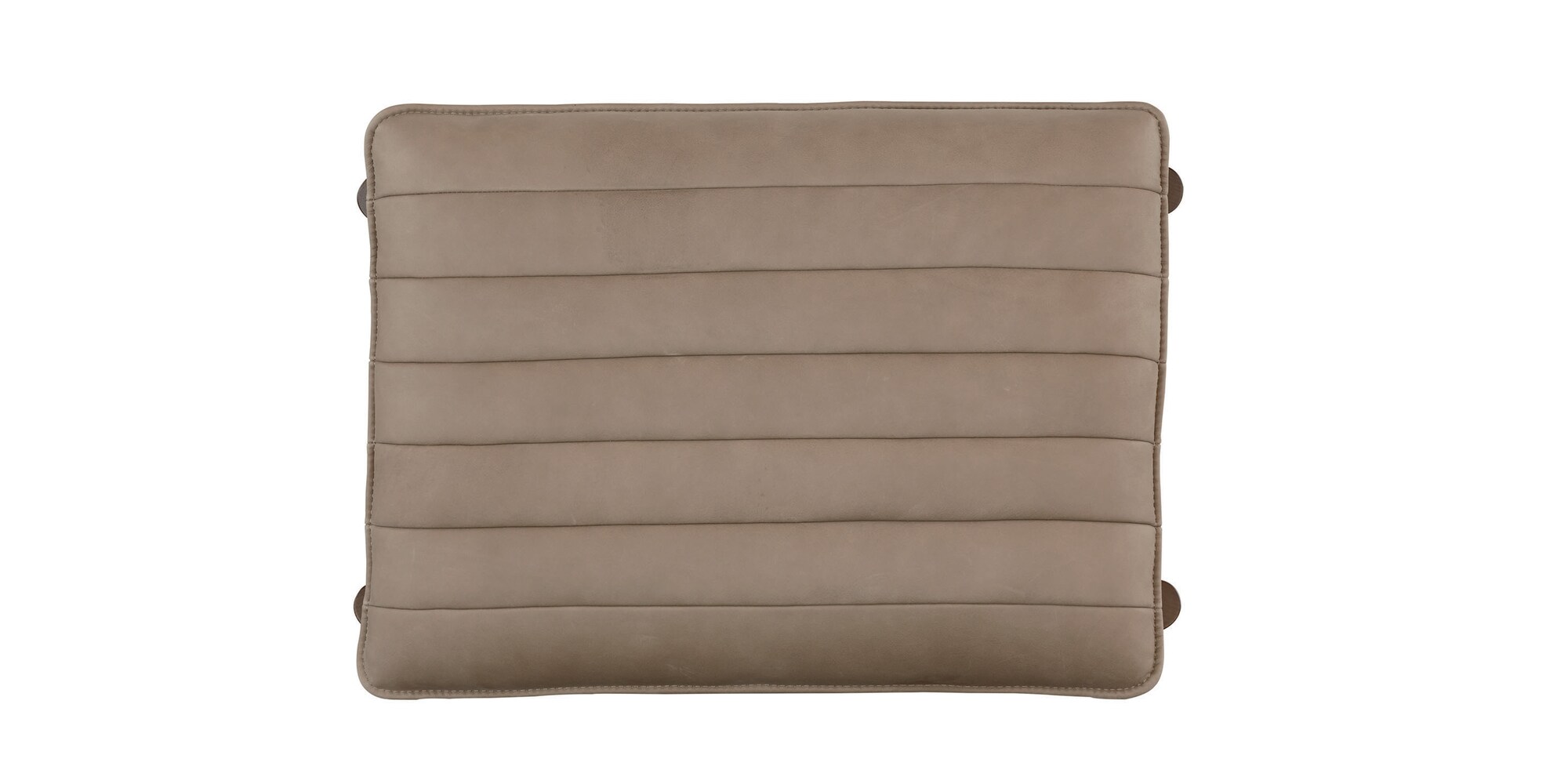 Ellis Leather Ottoman | Bassett Furniture