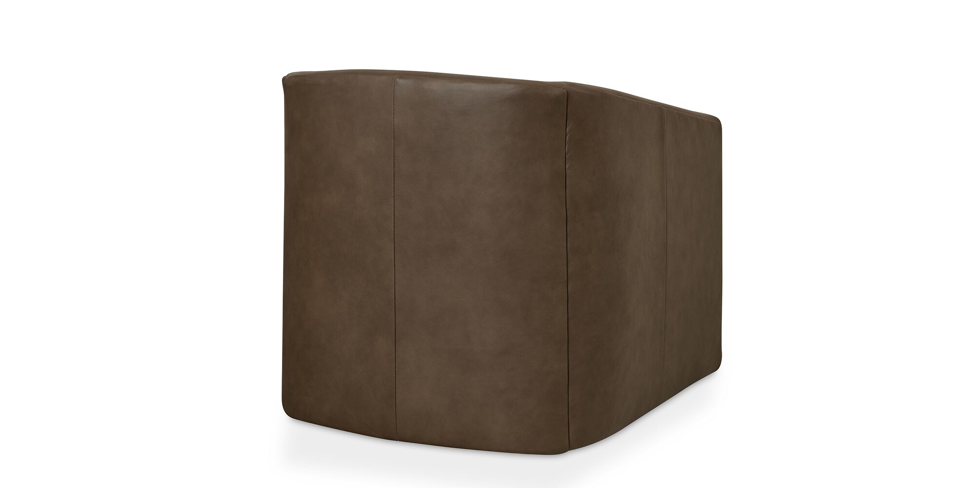 Emory Leather Barrel Swivel Chair | Bassett Furniture