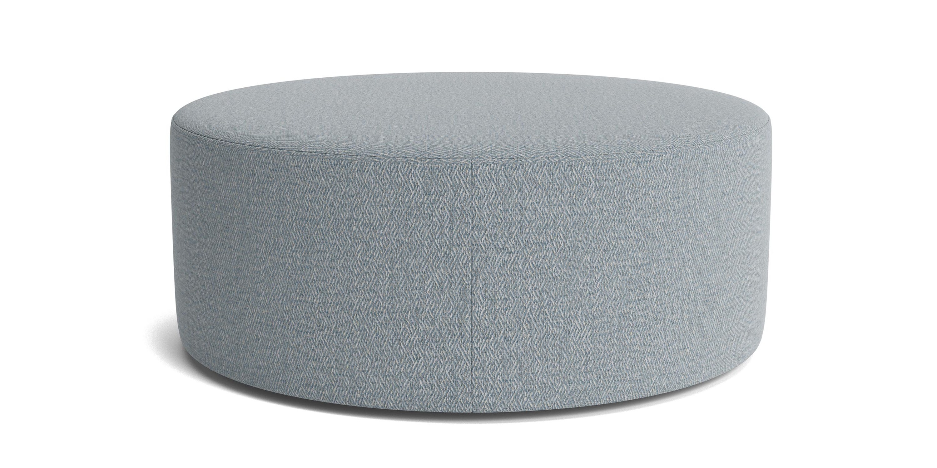 Kelly Round Ottoman | Bassett Furniture