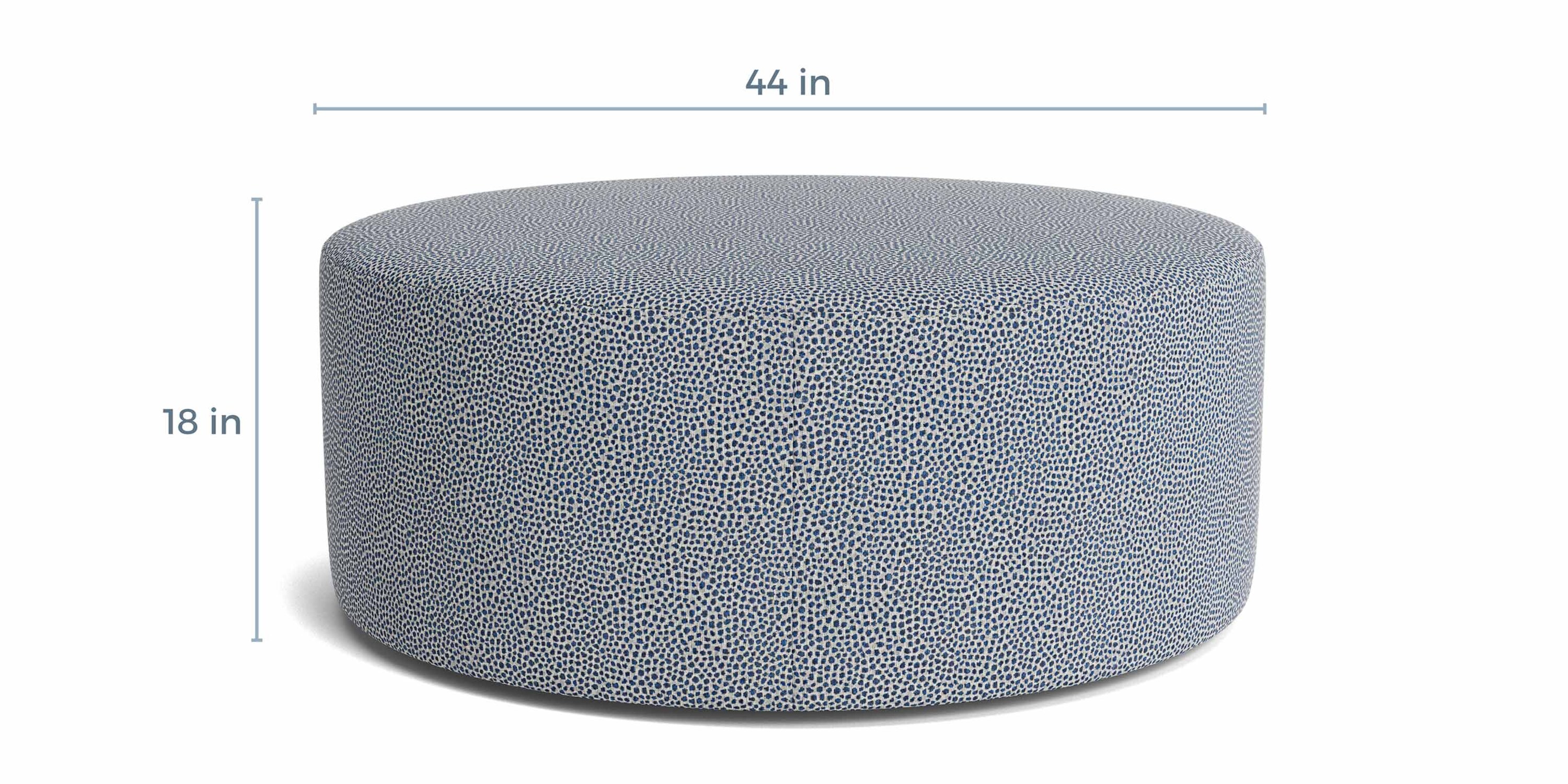 Kelly Round Ottoman | Bassett Furniture