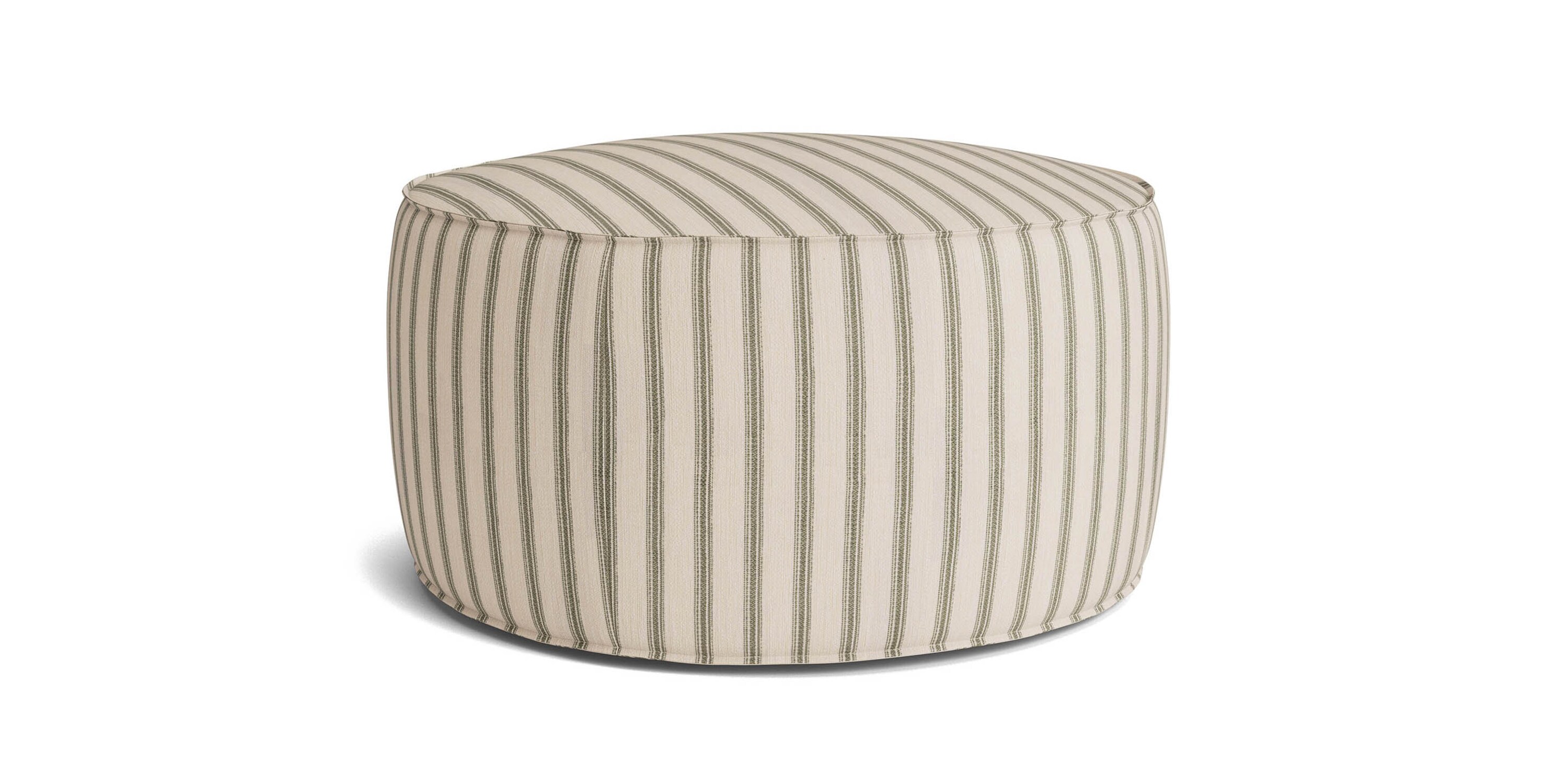Rhonda Round Ottoman | Bassett Furniture