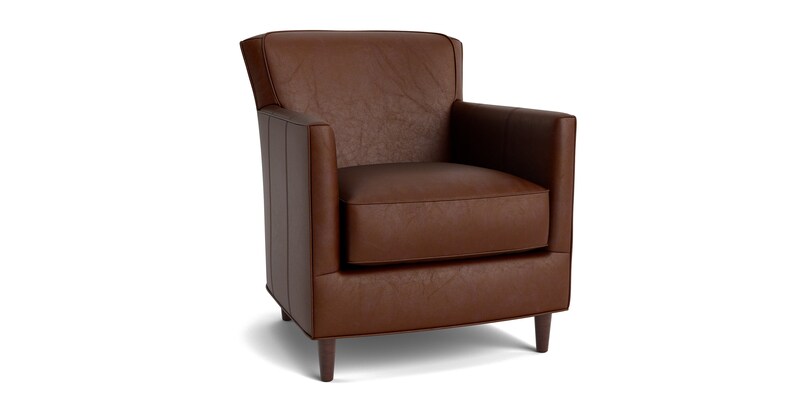 New American Living Leather Accent Chair | Bassett Furniture