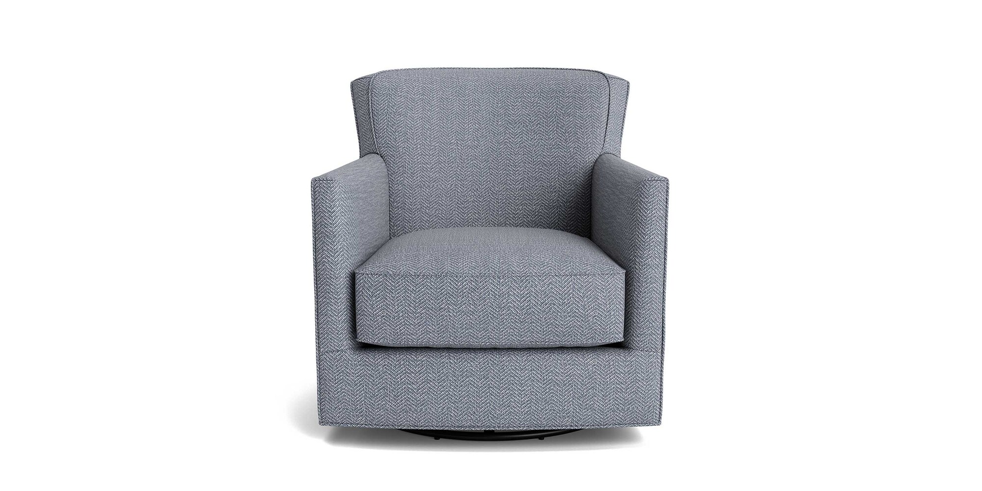 New American Living Thin Track Arm Swivel Chair | Bassett Furniture