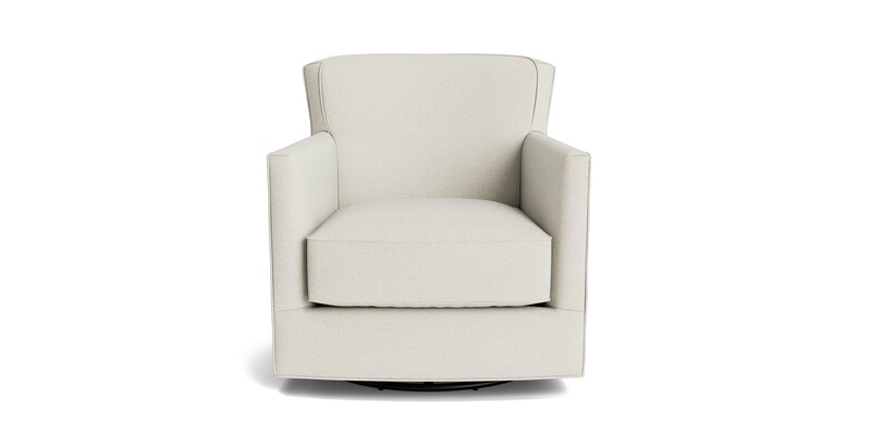 New American Living Thin Track Arm Swivel Glider Chair | Bassett Furniture