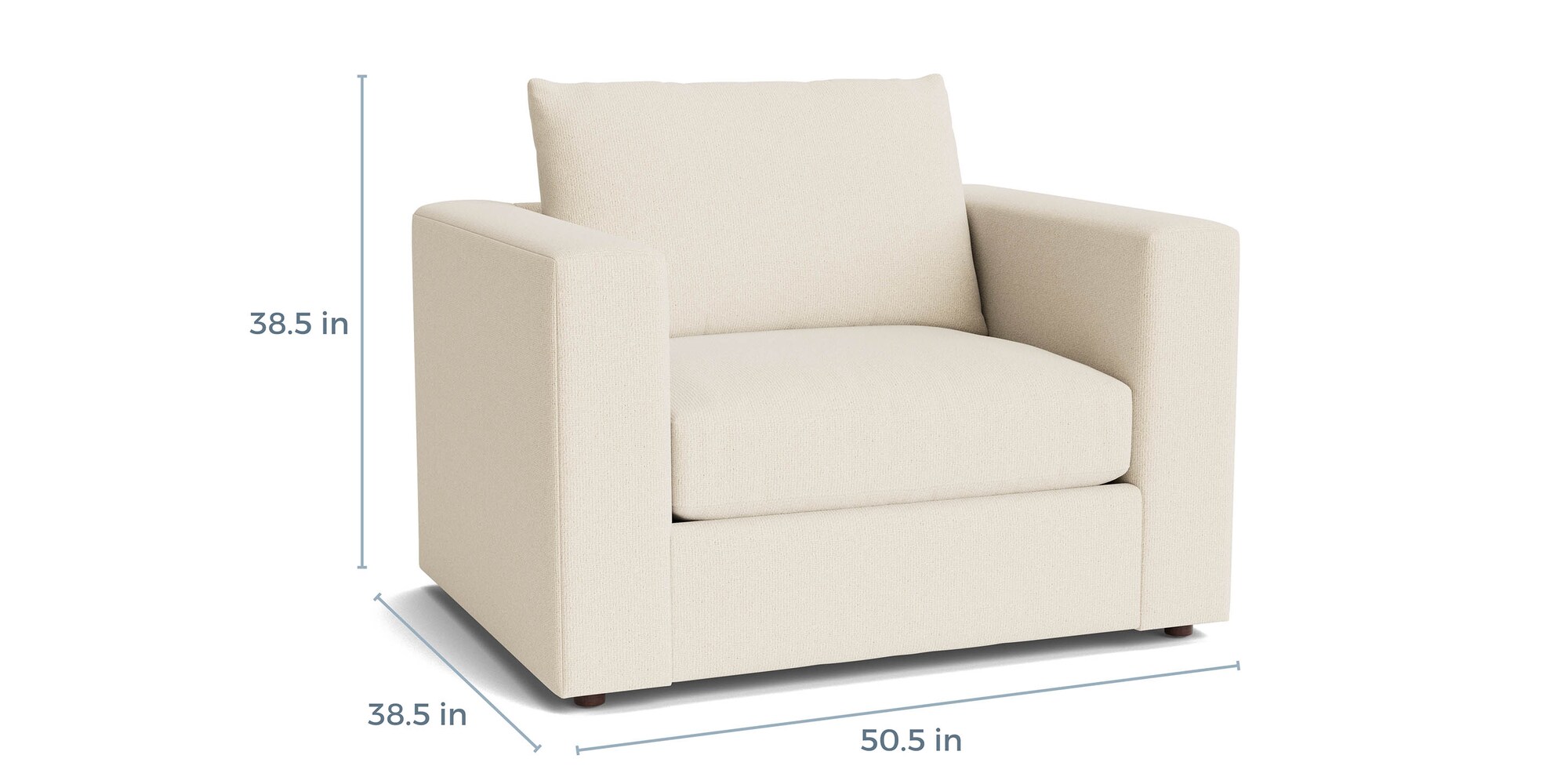 Beckham Wide Arm Chair and a Half | Bassett Furniture