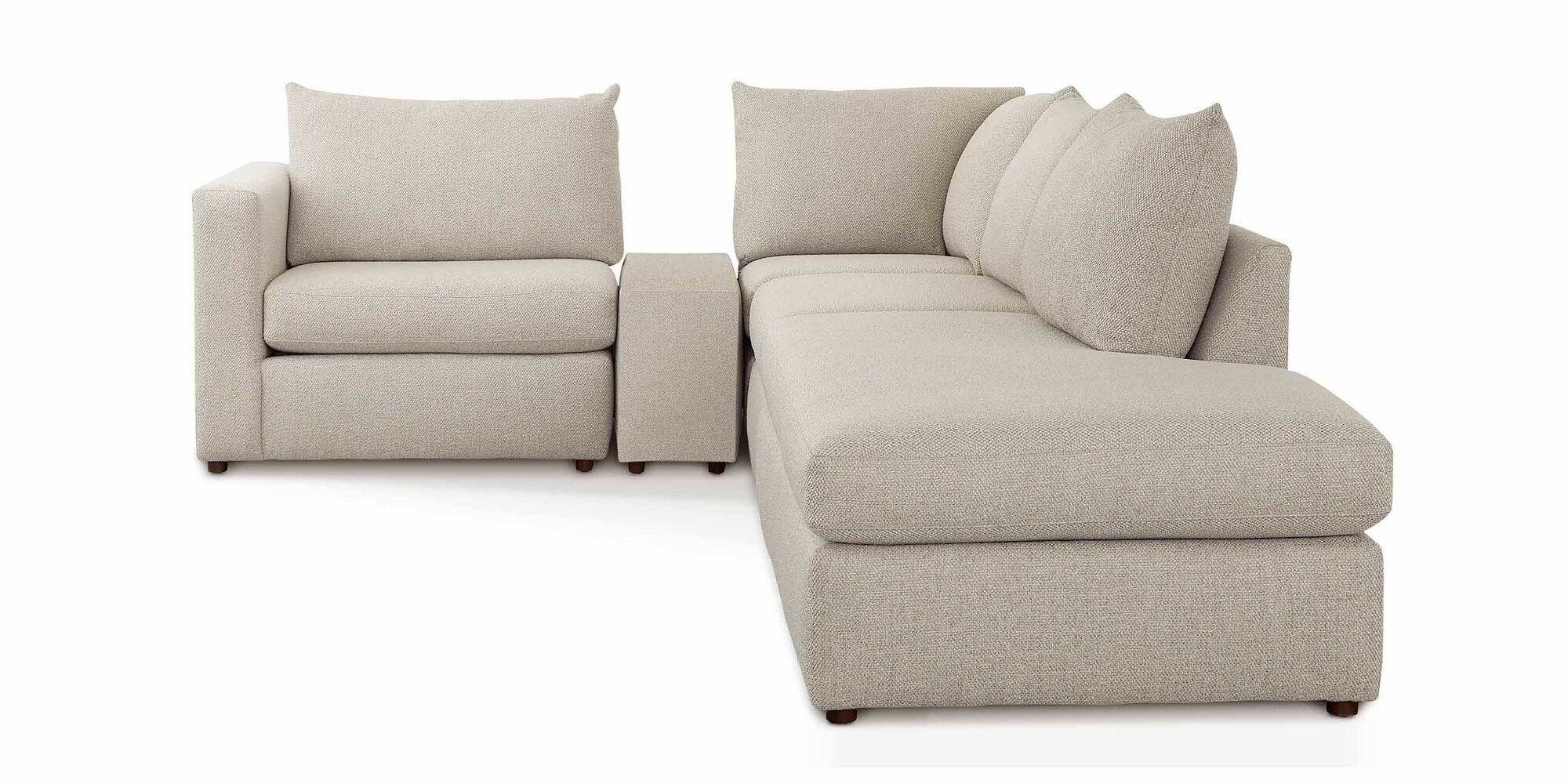 Beckham Living Collection Modular Sectional Sofas, Ottomans | Bassett ...