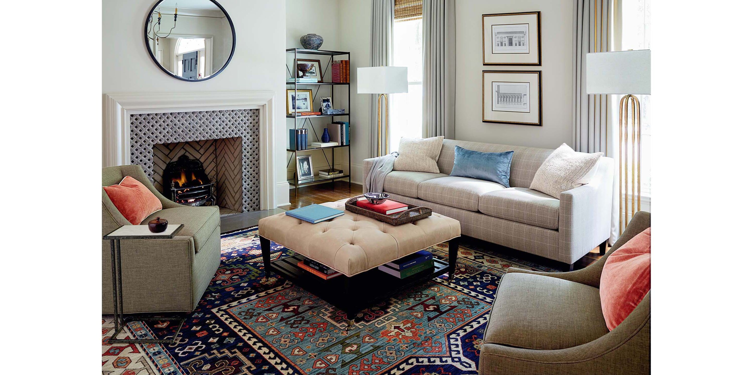 Davis Slope Arm Sofa | Bassett Furniture