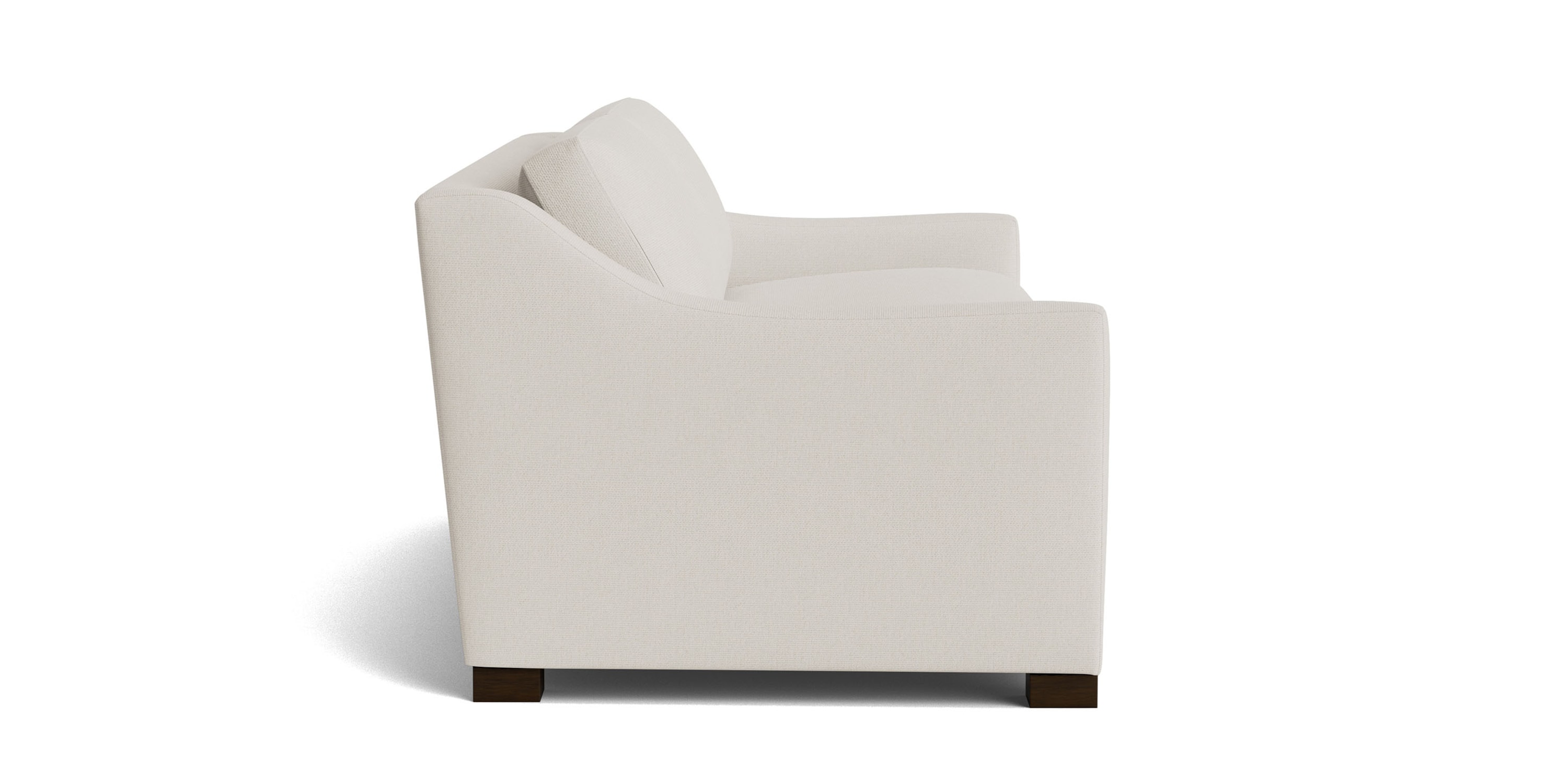 Oliver Slope Arm Bench Sofa | Bassett Furniture