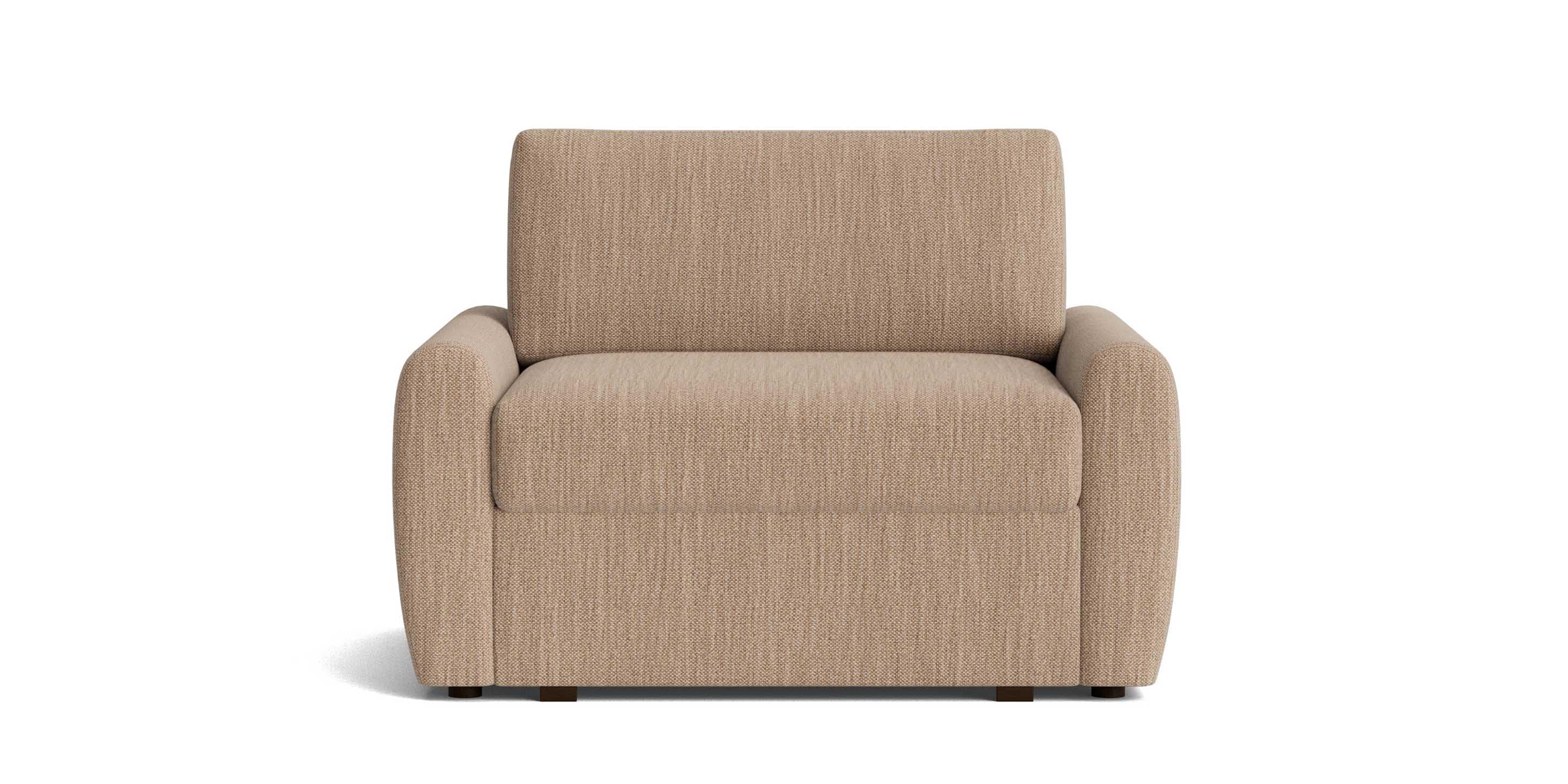 Z4 Round Arm Twin Sleeper Chair | Bassett Furniture