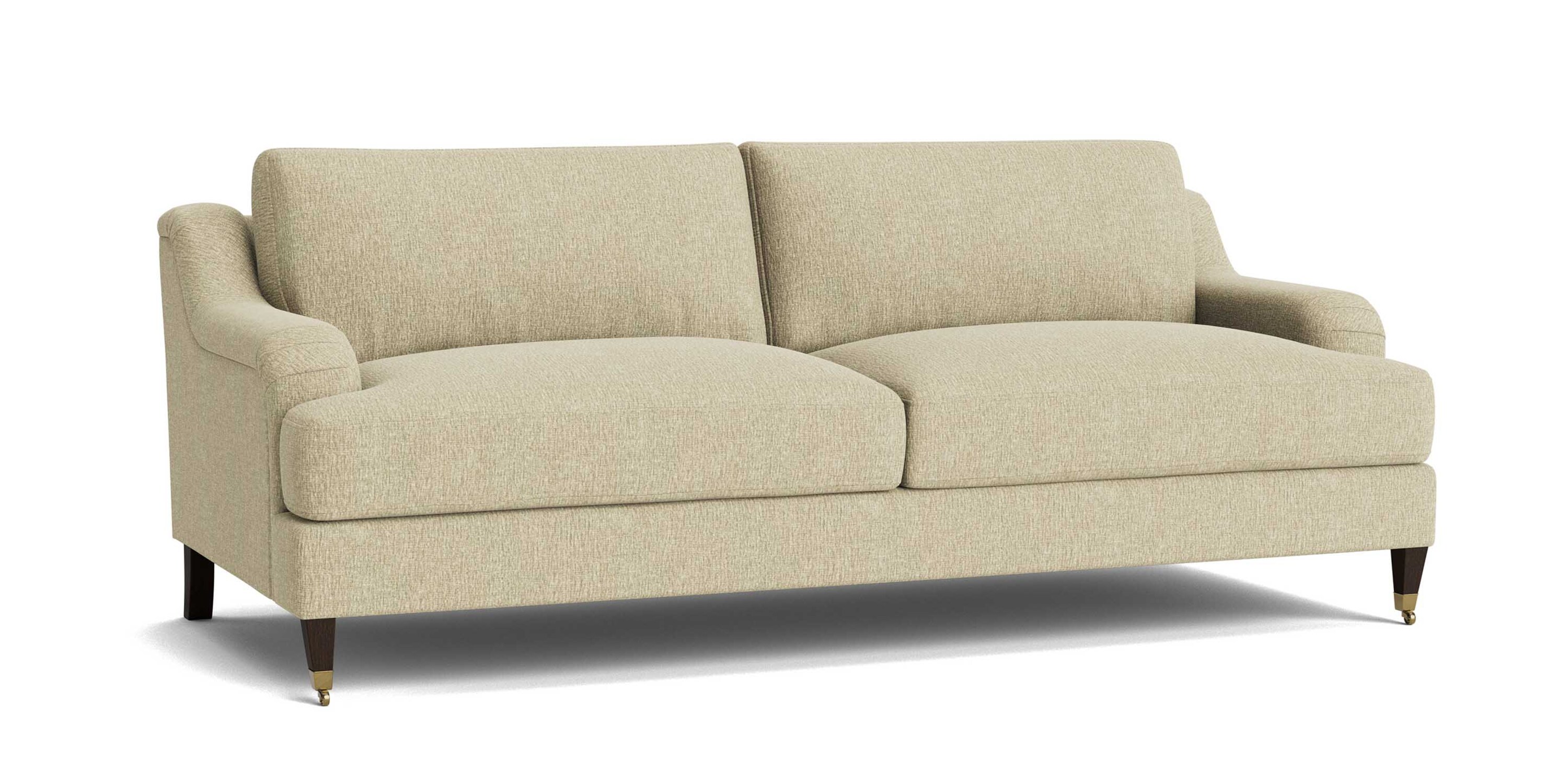 Stockten English Arm Sofa with Casters | Bassett Furniture