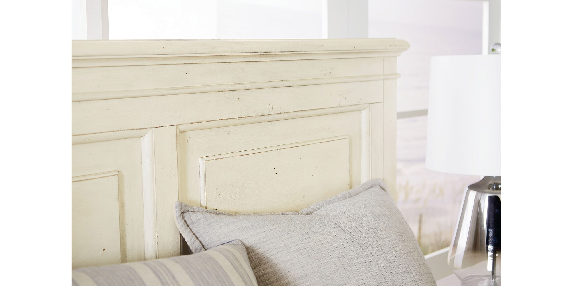 Shoreline Sea Salt Panel Headboard | Bassett Furniture