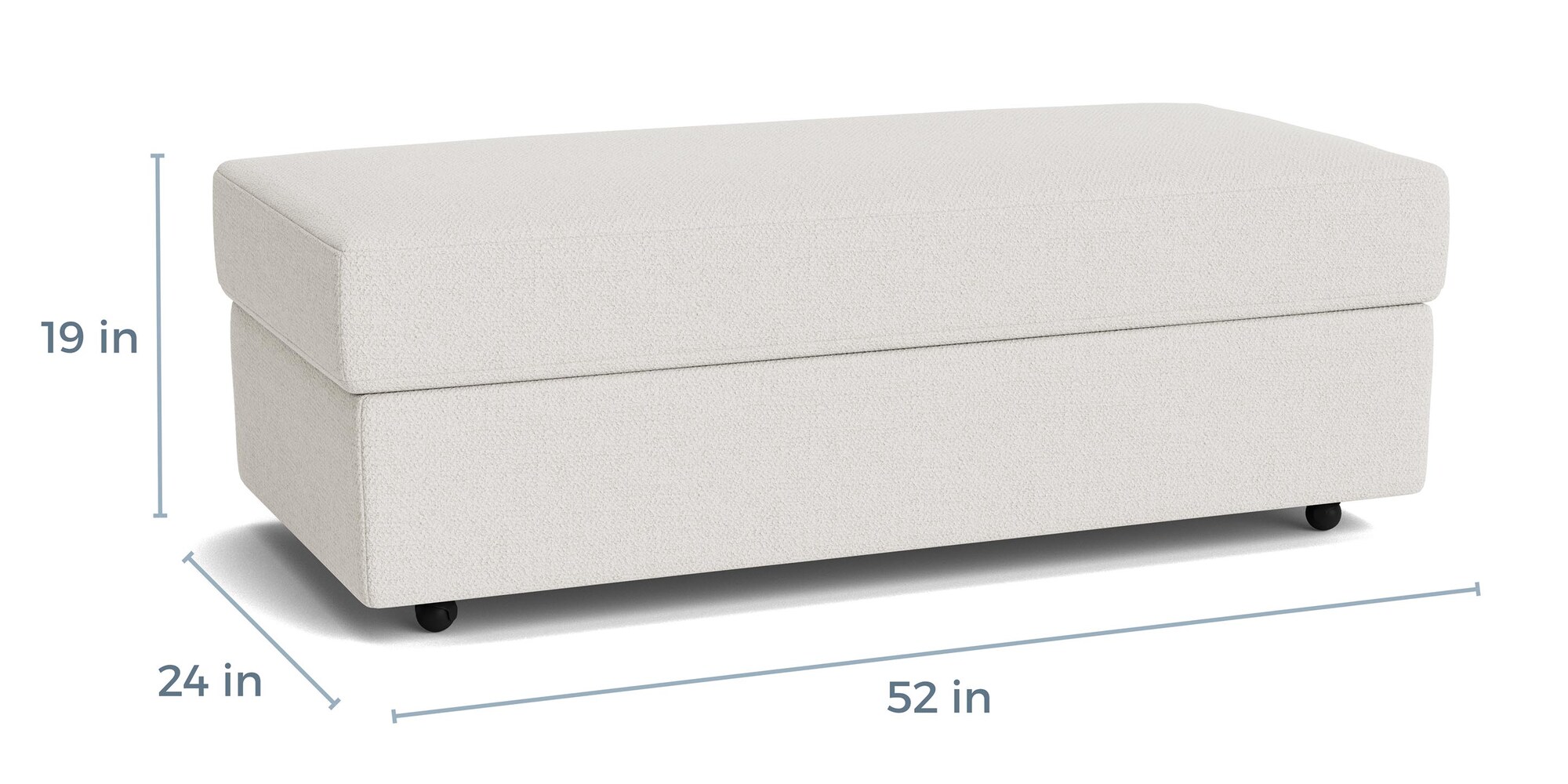 Ellery Storage Ottoman | Bassett Furniture