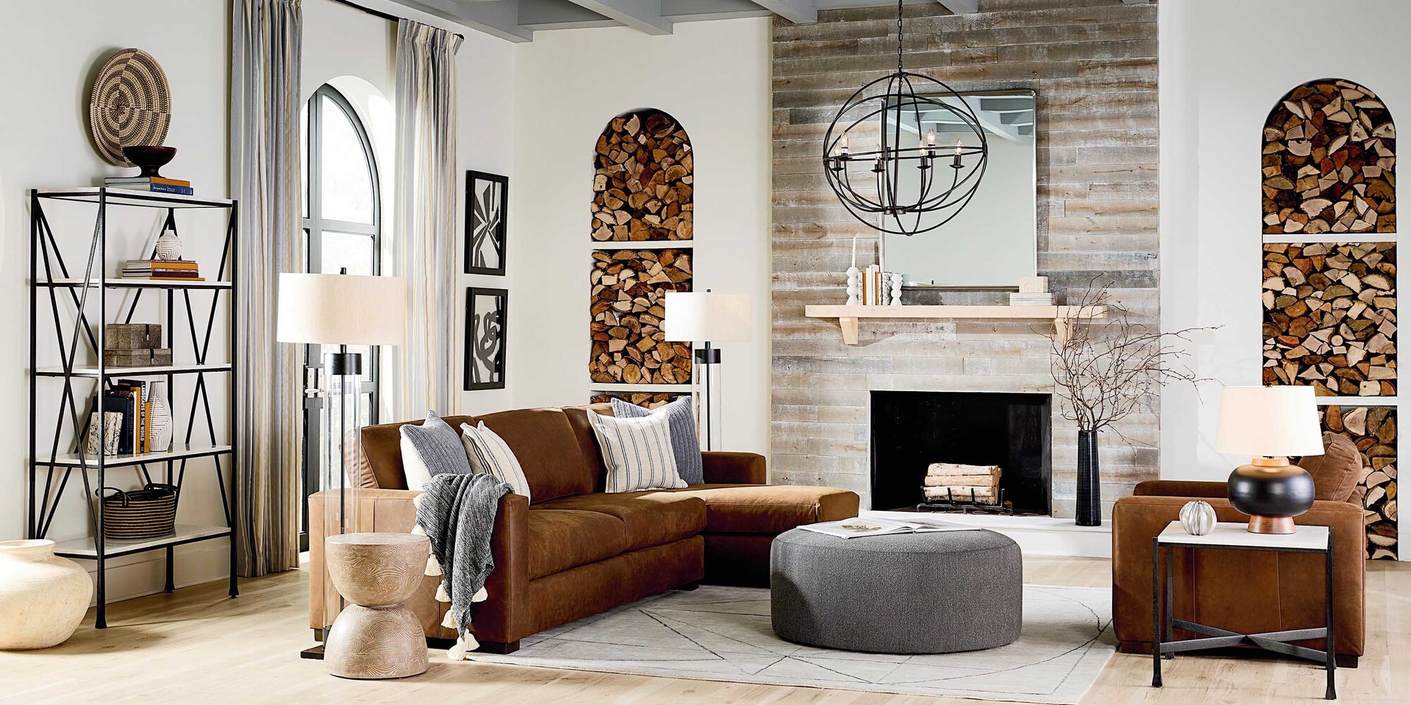 Kelly Round Ottoman | Bassett Furniture