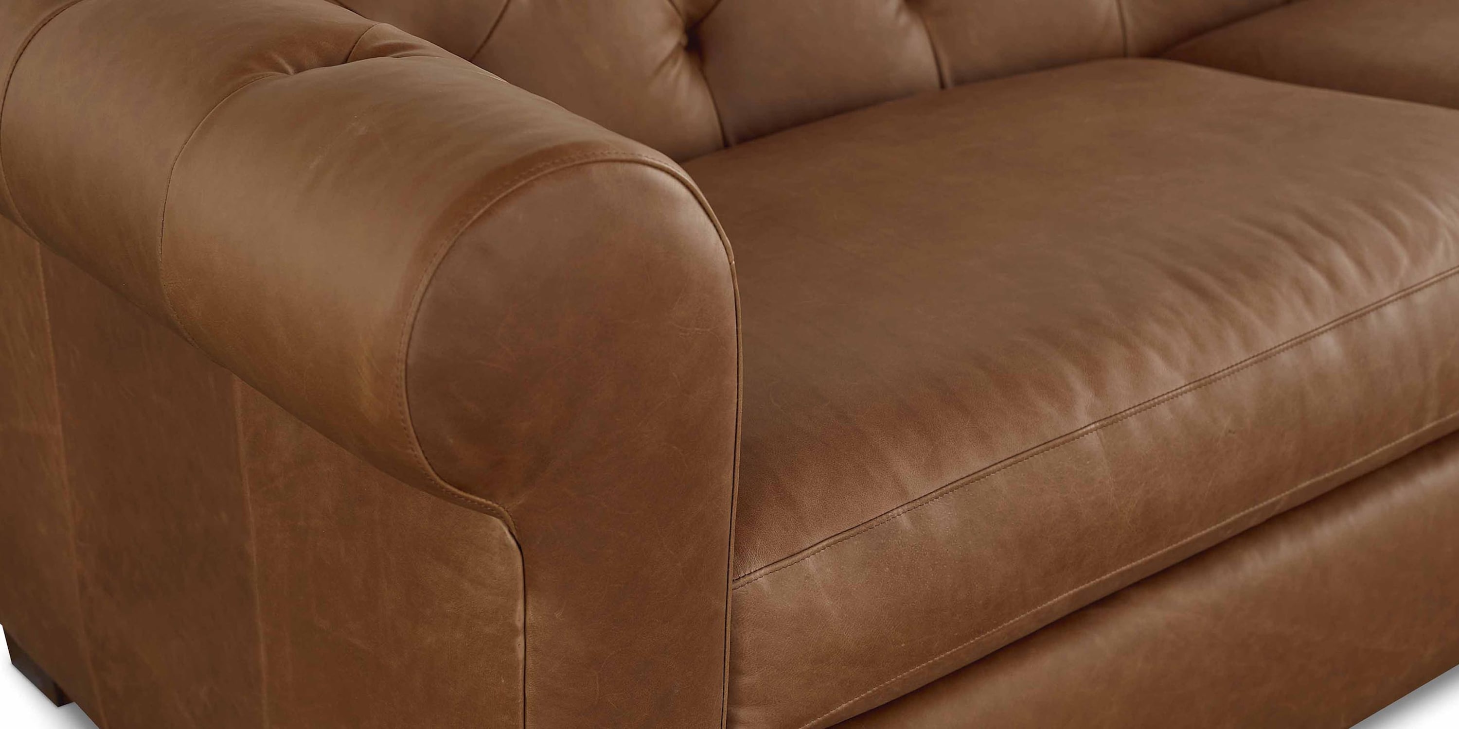 Jamestown Leather Sofa Bassett Furniture