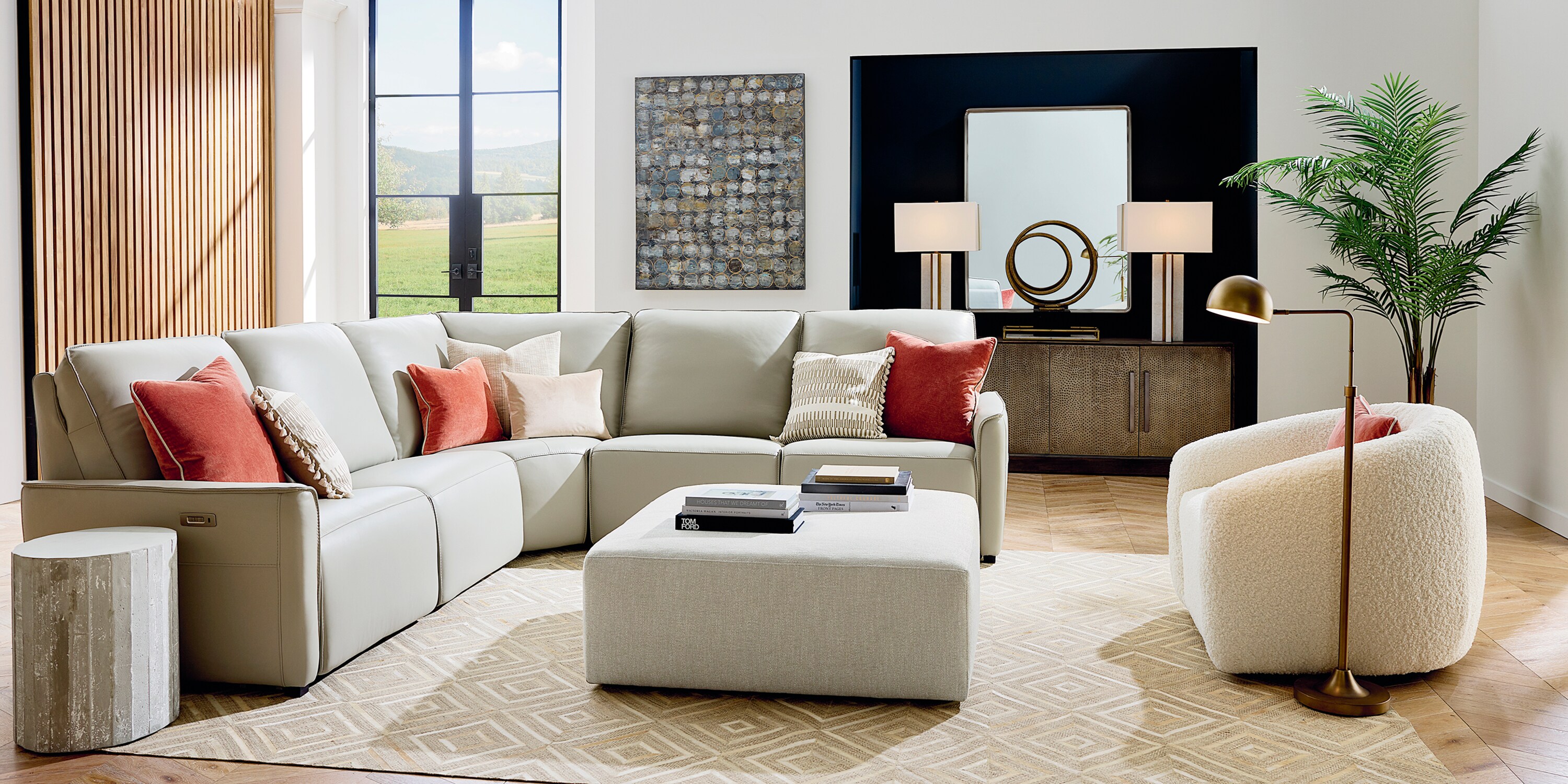 Kelly Square Ottoman | Bassett Furniture