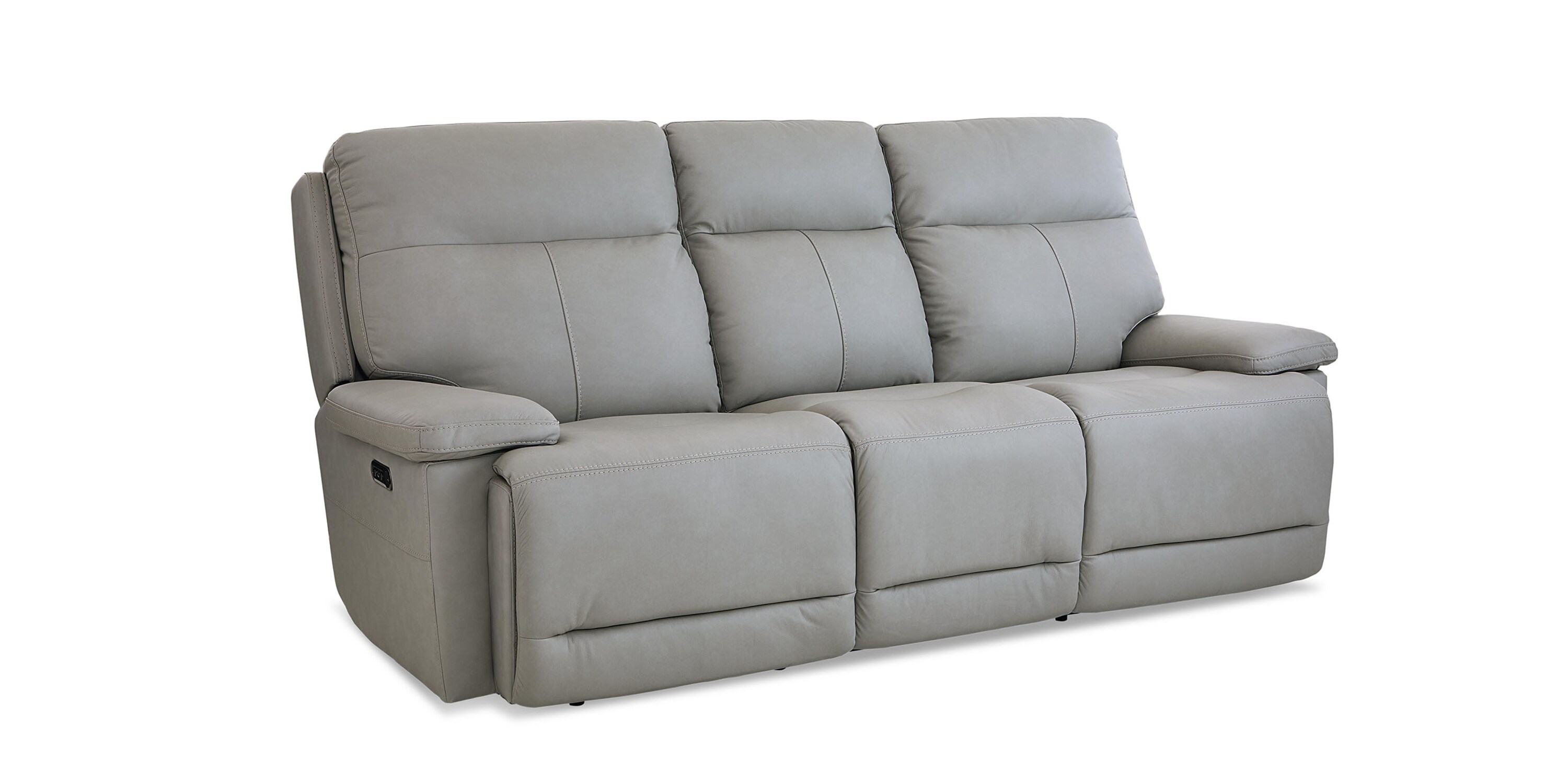Fletcher Leather Power Reclining Sofa | Bassett Furniture