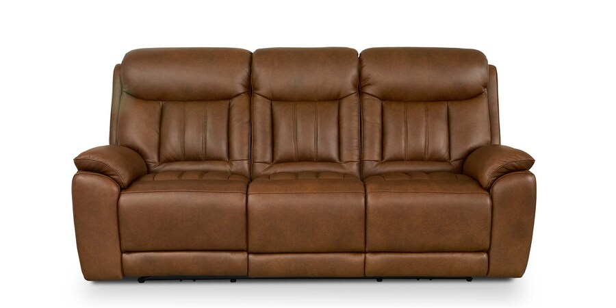 Benson Leather Power Reclining Sofa | Bassett Furniture