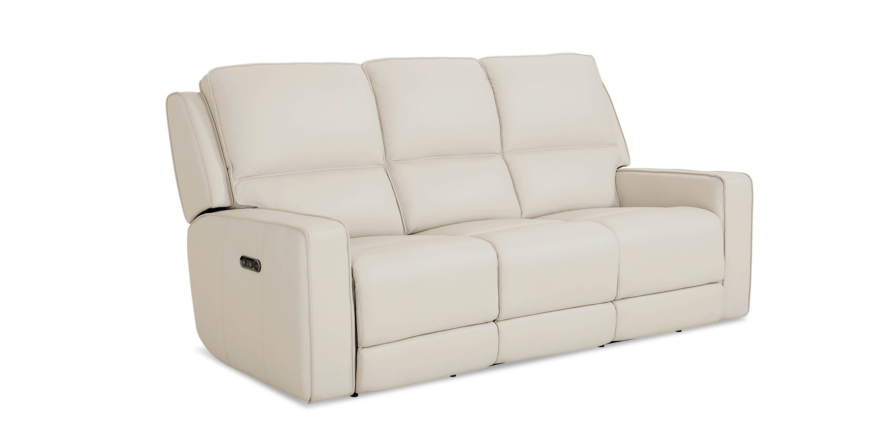 Raymond Leather Power Reclining Sofa | Bassett Furniture