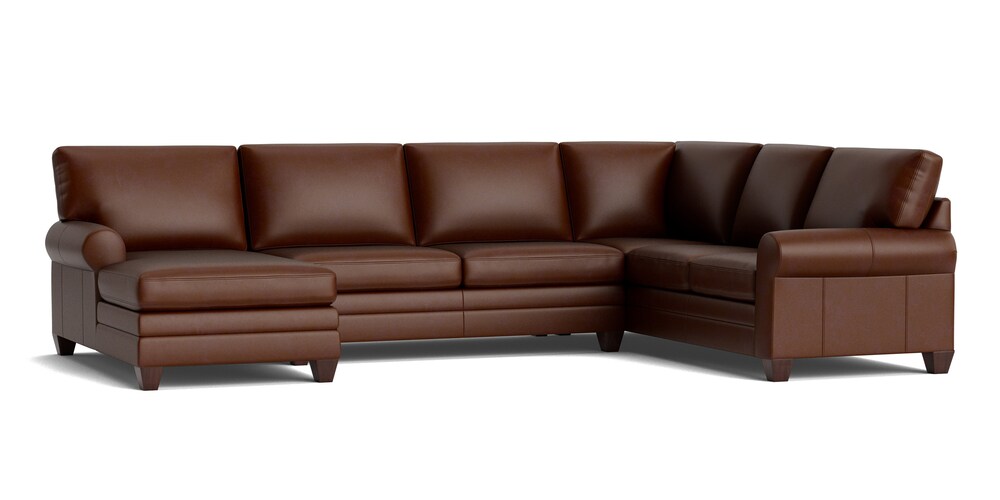 Custom Leather Sectionals | Luxurious Leather Sectional Sofas | Bassett Furniture