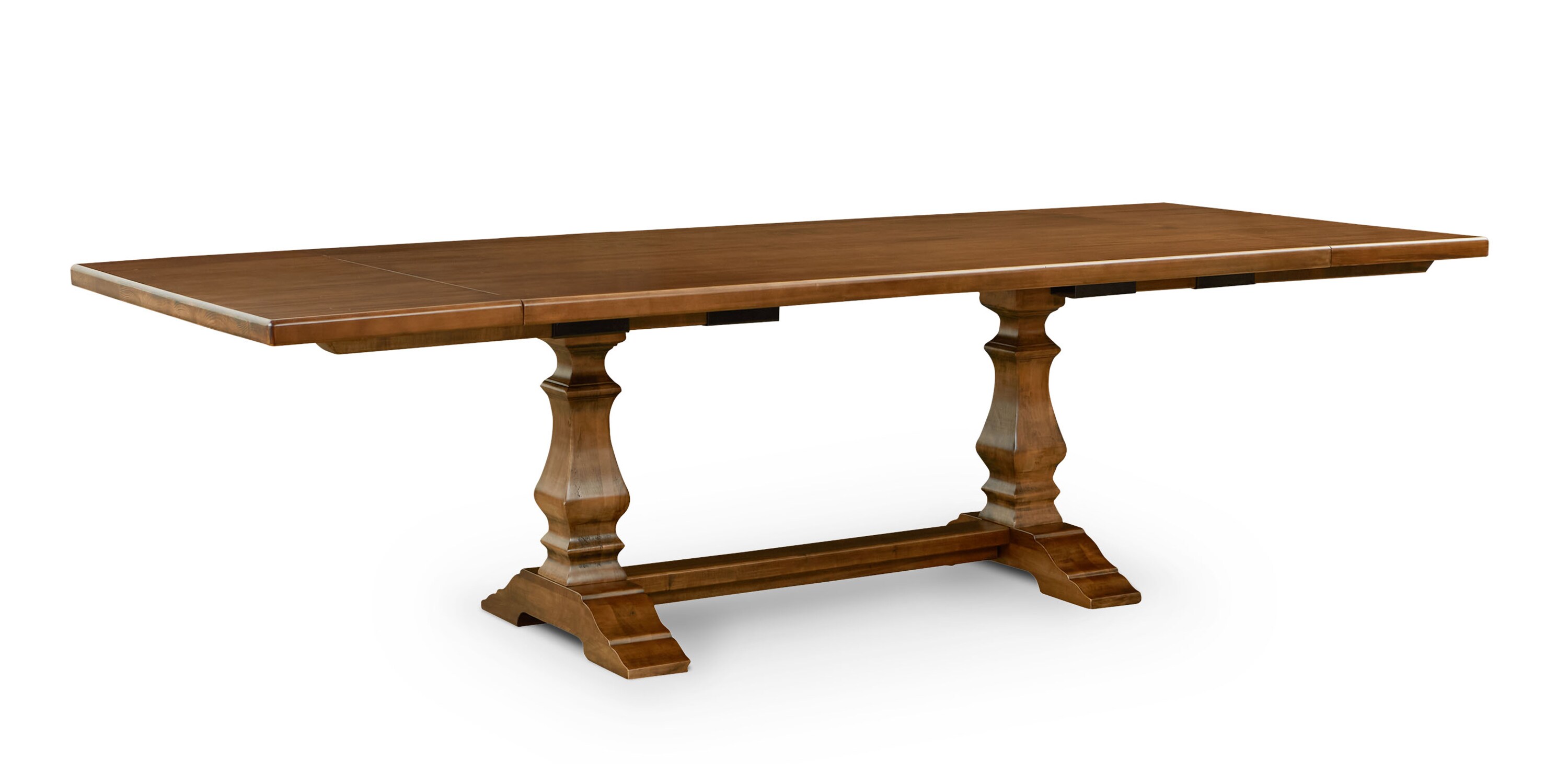 Crossbuck Live Edge Rectangle Dining Table | Bassett Furniture