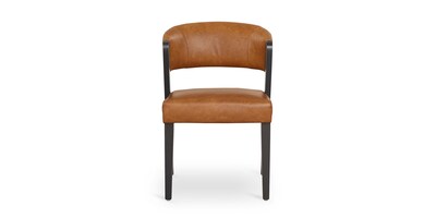 Asher Upholstered Faux Leather Dining Chair | Bassett Furniture