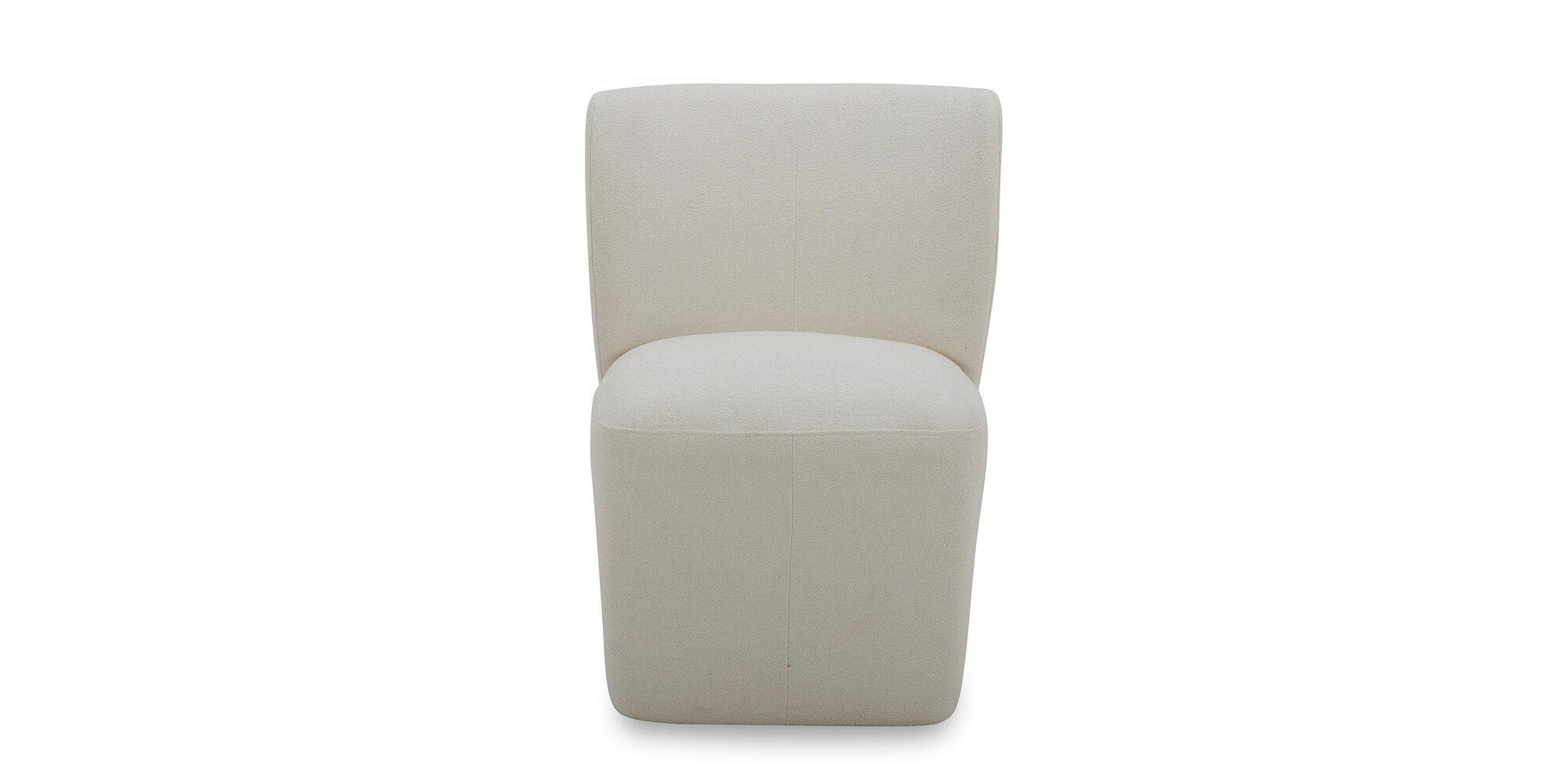 Reed Upholstered Dining Chair with Casters | Bassett Furniture