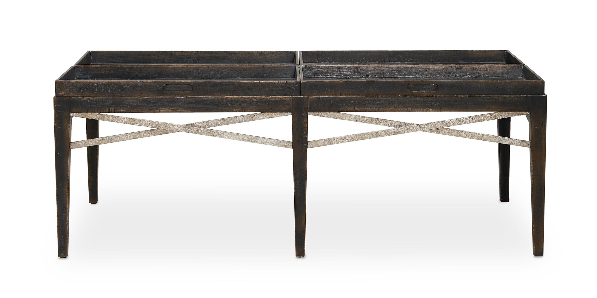 Woodridge Cavern Black Rectangular Cocktail Table | Bassett Furniture