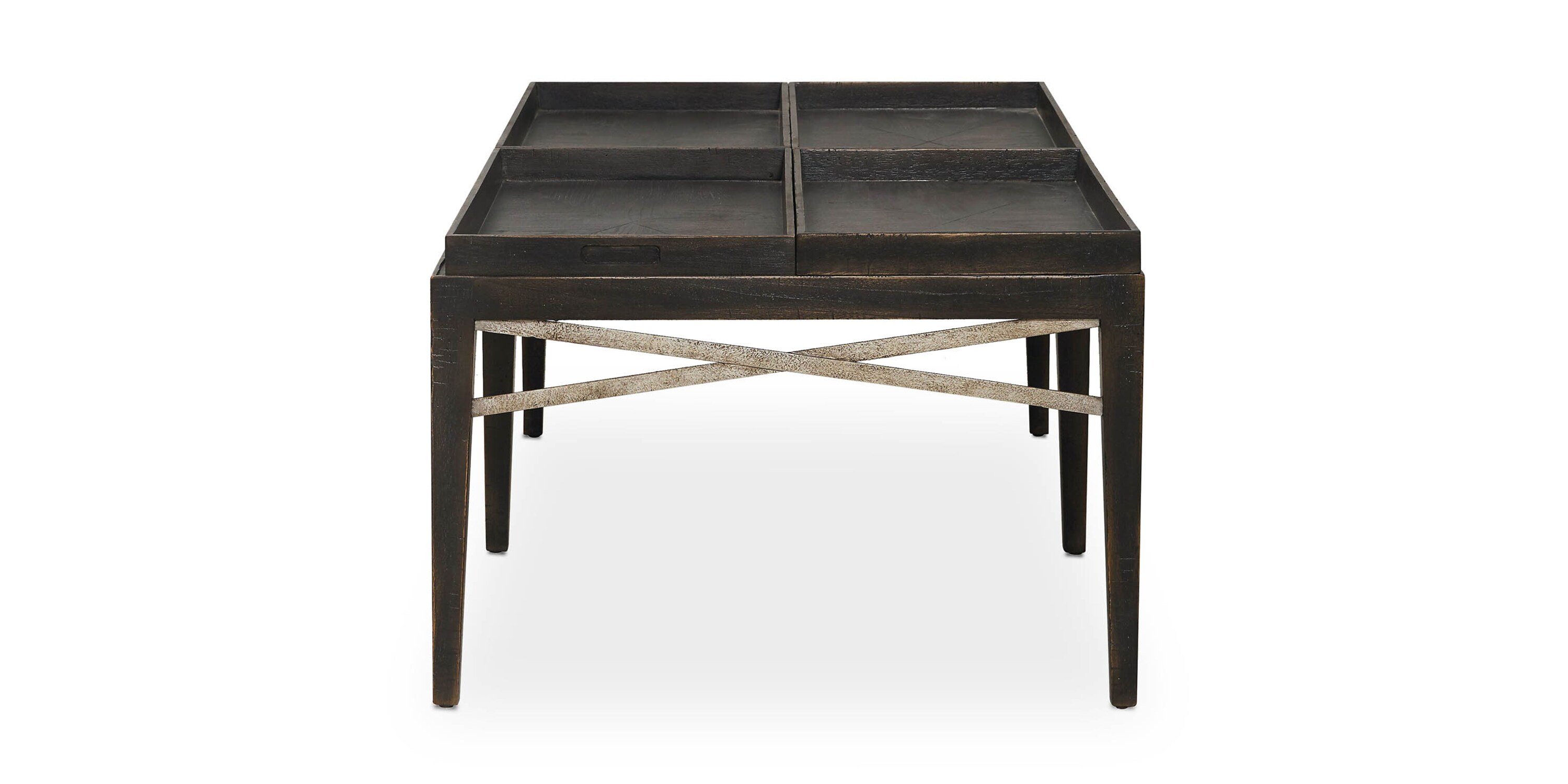 Woodridge Cavern Black Rectangular Cocktail Table | Bassett Furniture