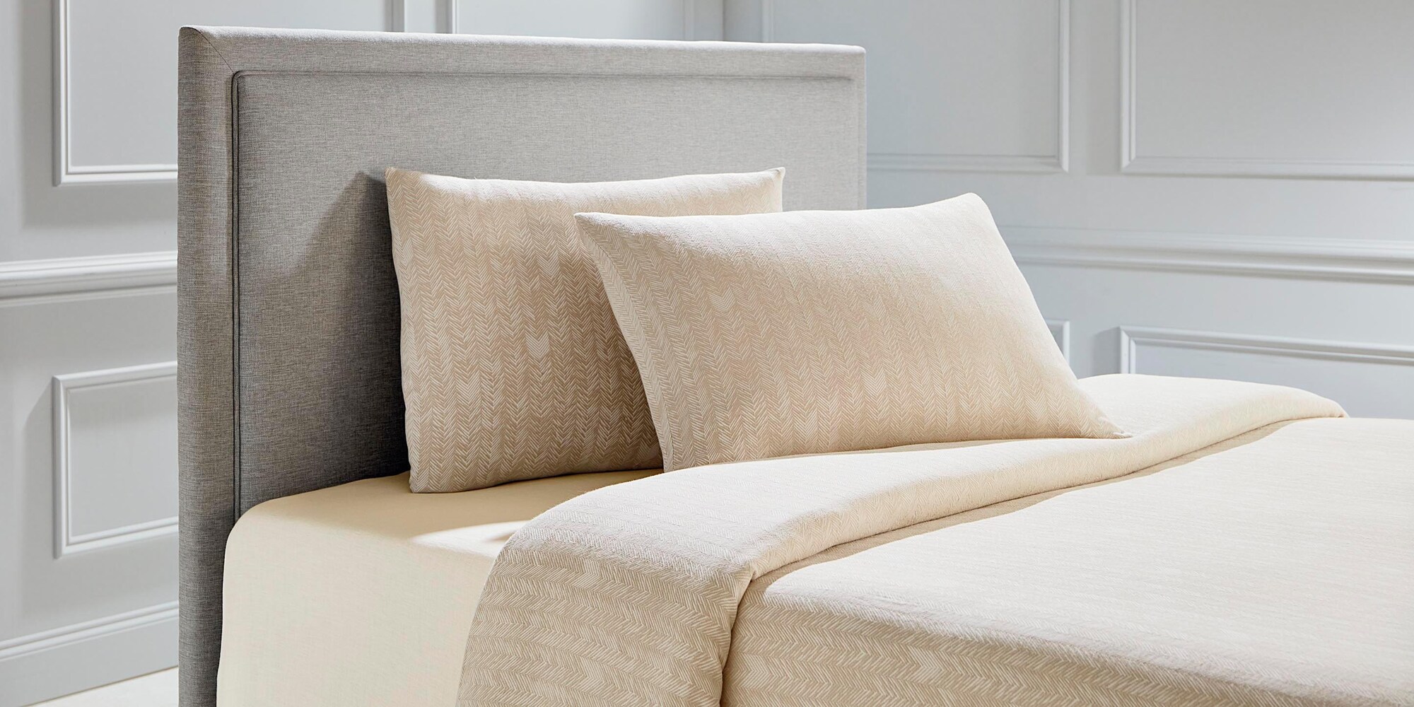 Herringbone 3 Piece Bedding Set | Bassett Furniture