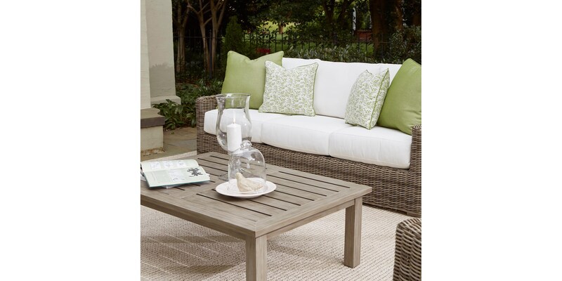 Aluminum Farm Outdoor Cocktail Table | Bassett Furniture