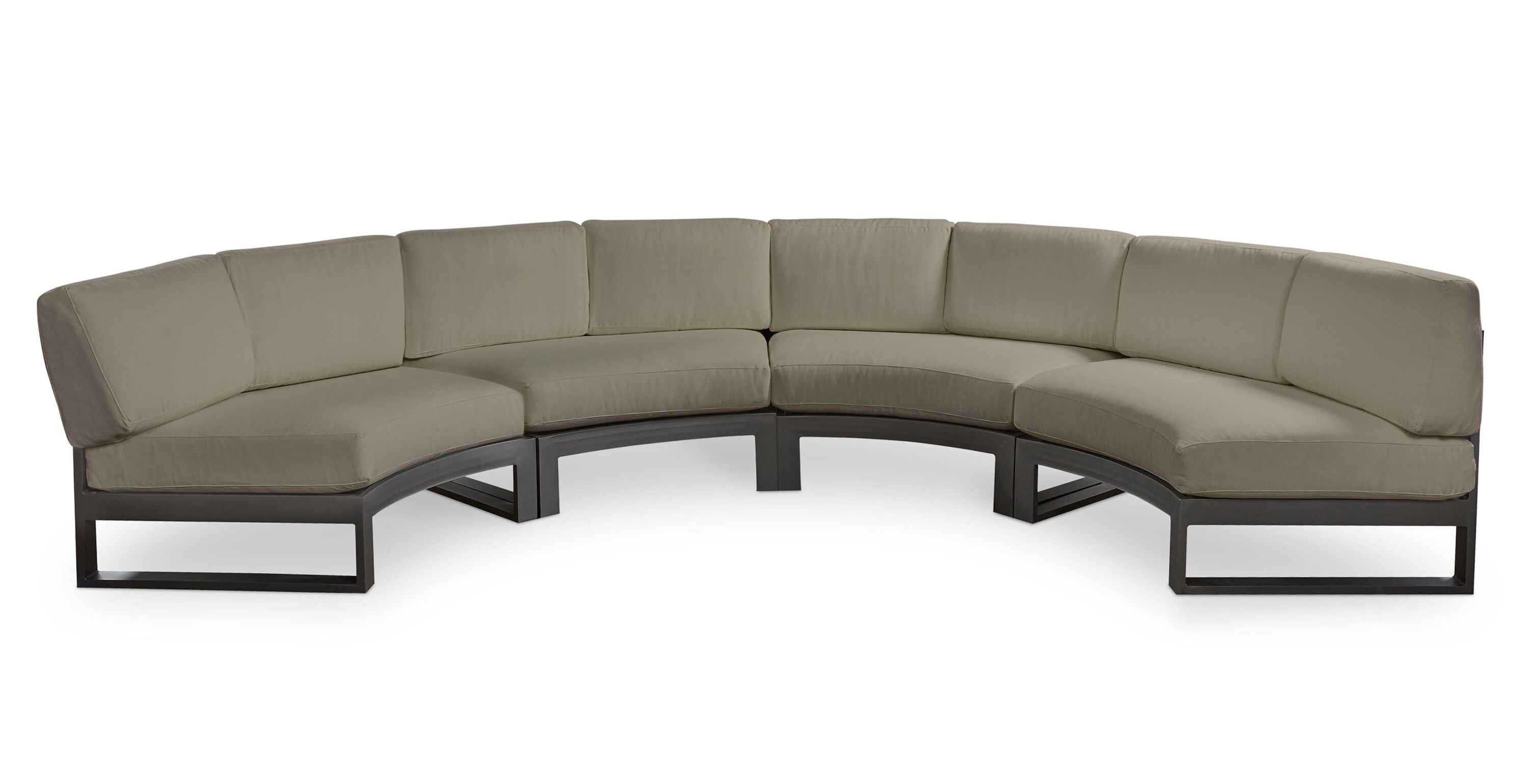 Bonavista Outdoor Curved Armless Sectional | Bassett Furniture