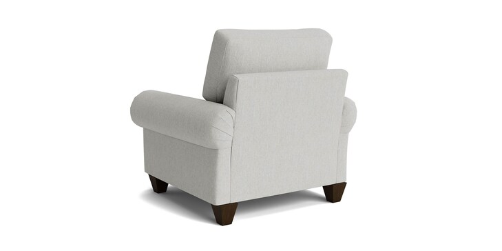 True Custom® Large Panel Arm Accent Chair | Bassett Furniture