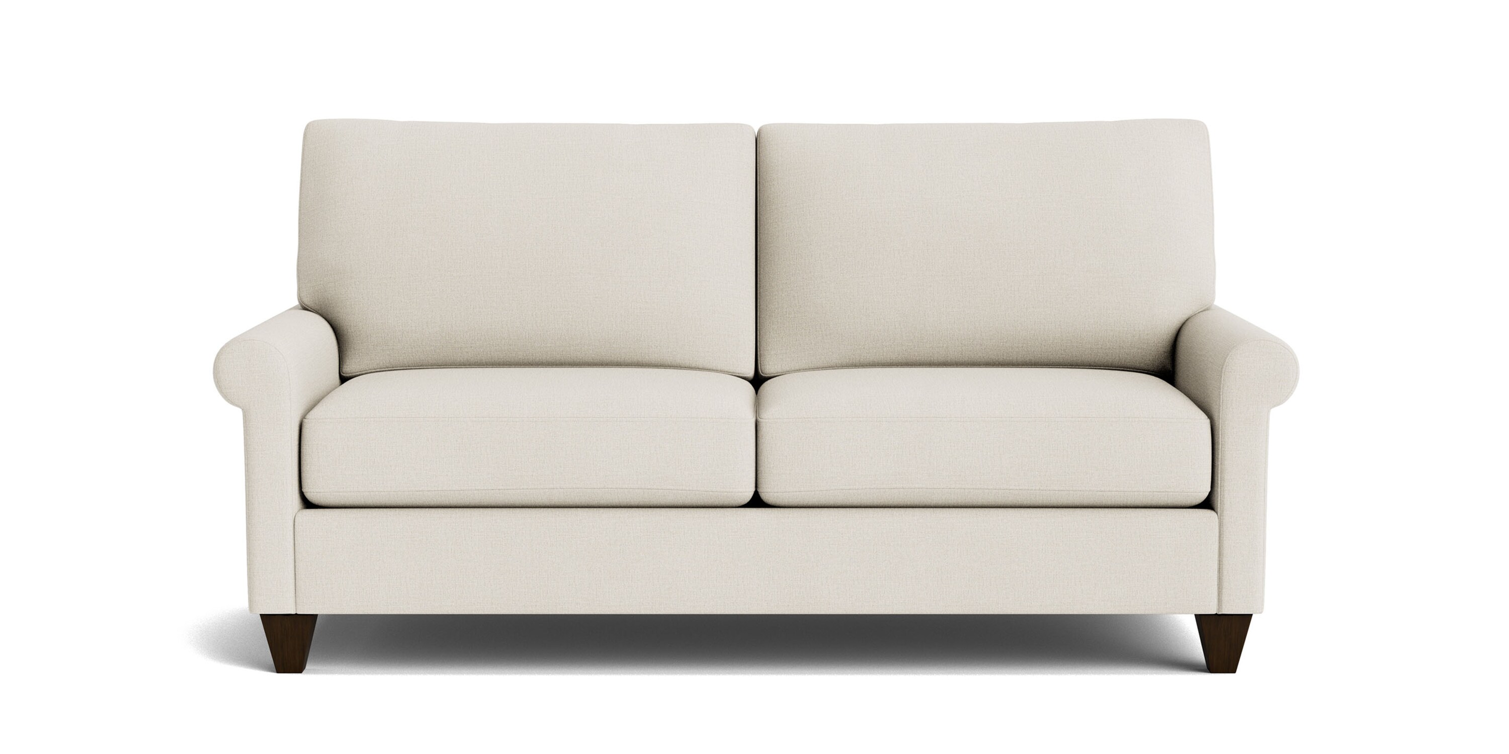 True Custom® Roll Arm Studio Sofa | Bassett Furniture