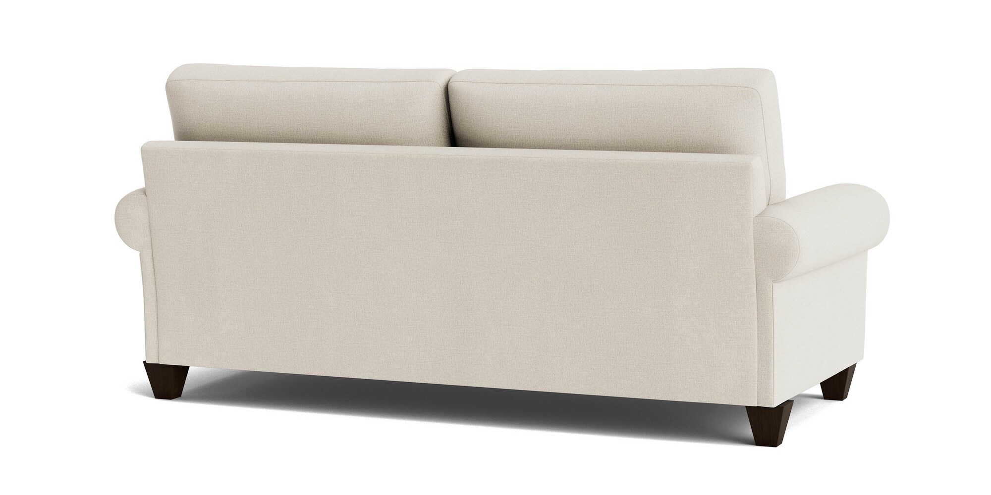 True Custom® Large Roll Arm Studio Sofa | Bassett Furniture