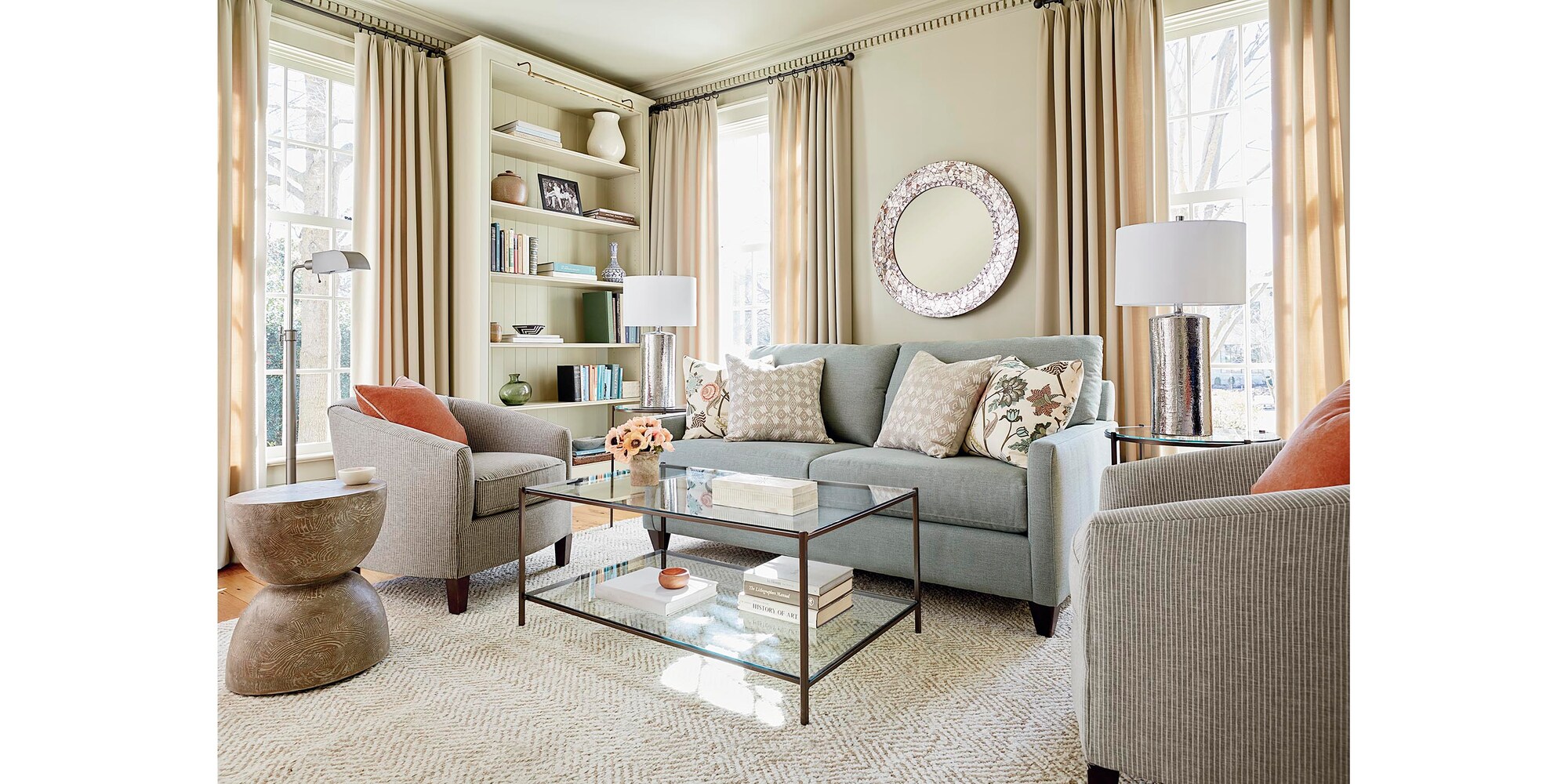 True Custom® Track Arm Studio Sofa | Bassett Furniture
