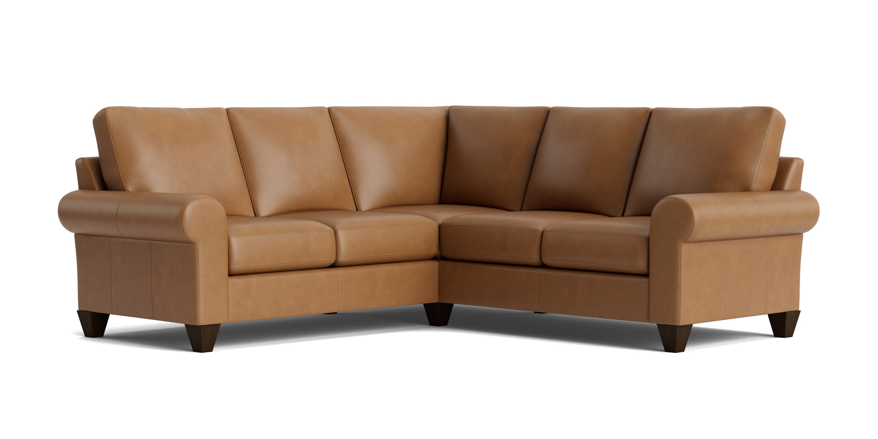 Custom Leather Sectionals | Luxurious Leather Sectional Sofas | Bassett ...