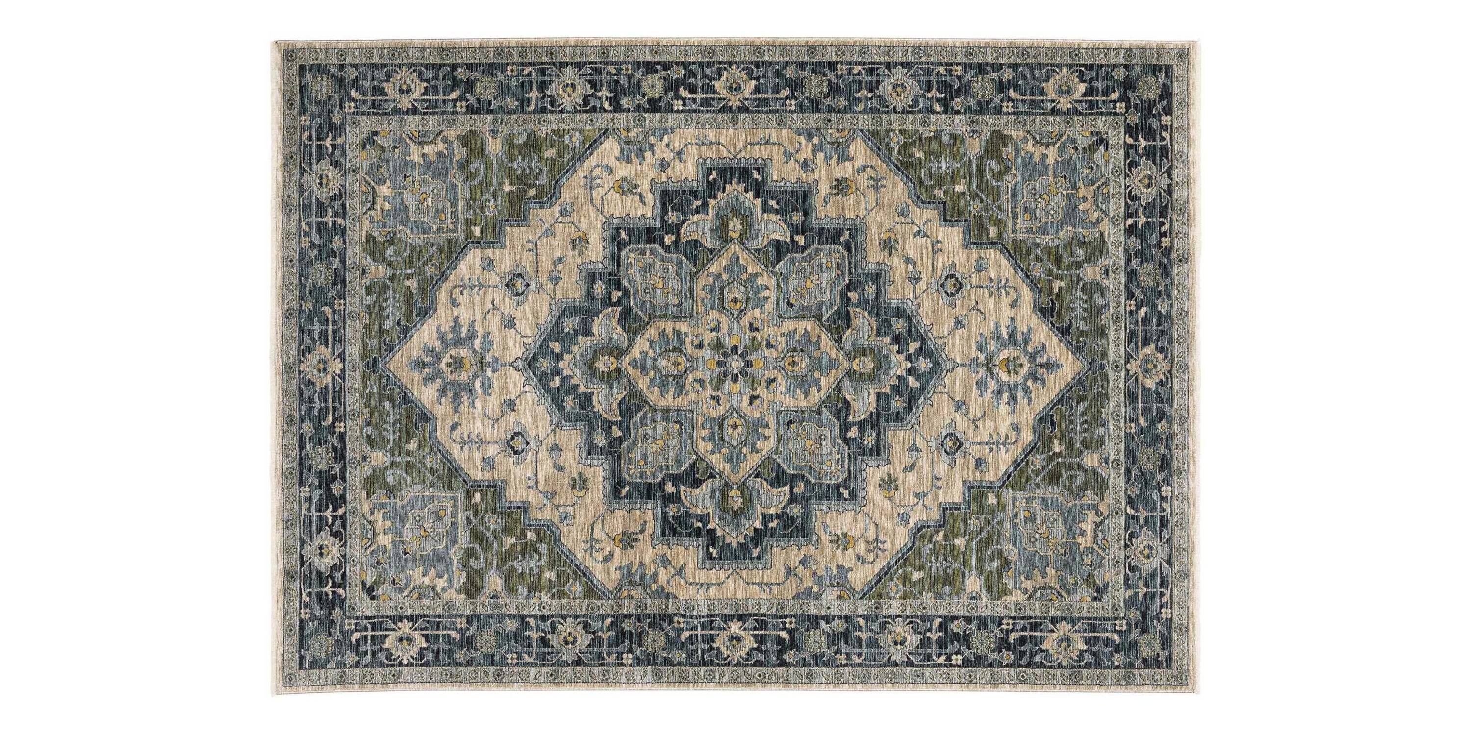 Charleston Blue Rug | Bassett Furniture
