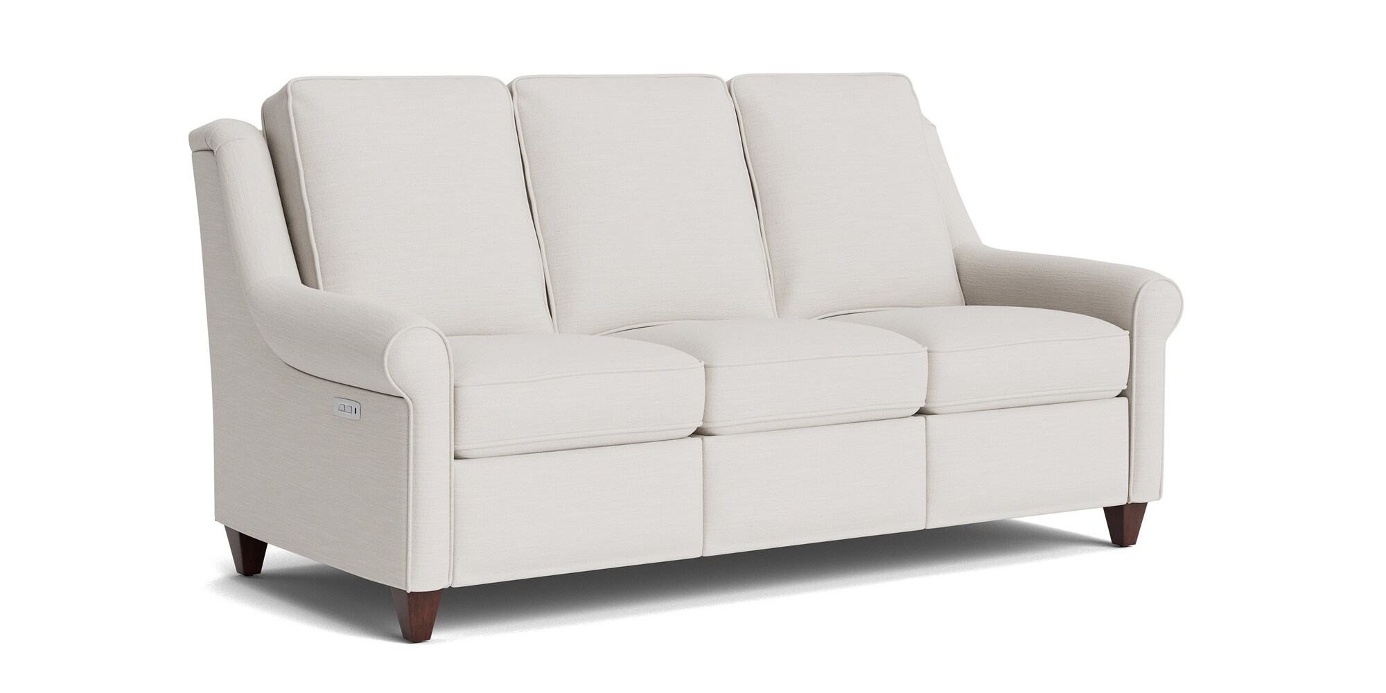 Magnificent Motion Roll Arm Reclining Sofa | Bassett Furniture