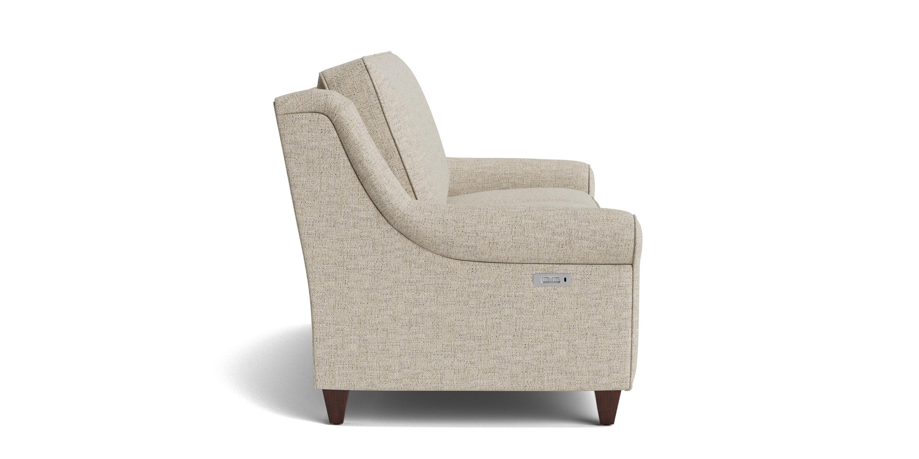 Magnificent Motion Roll Arm Reclining Sofa | Bassett Furniture