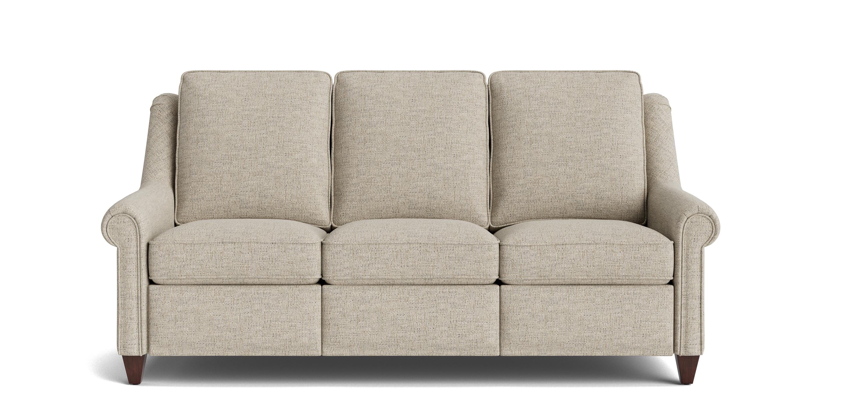 Magnificent Motion Panel Arm Reclining Sofa | Bassett Furniture